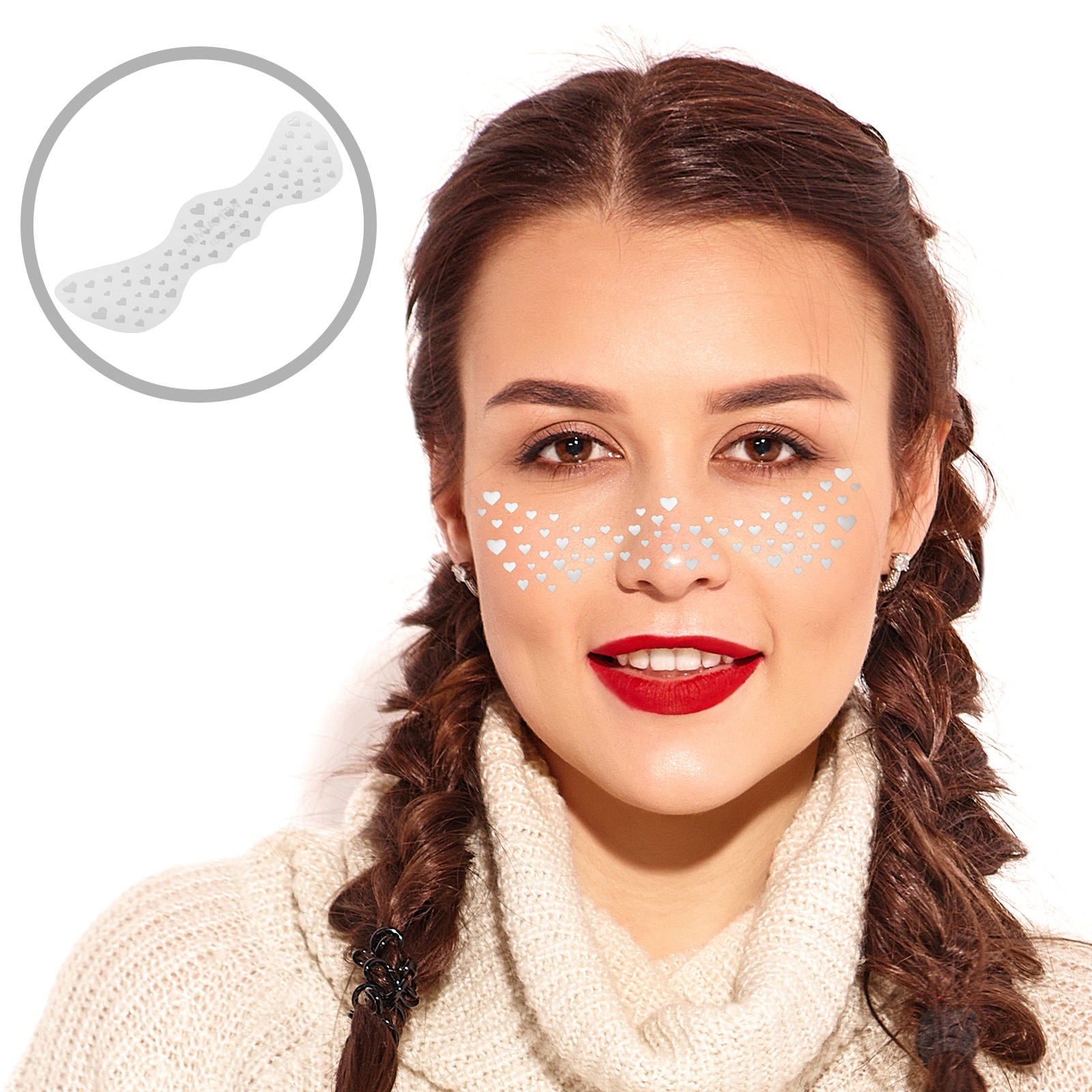 FRCOLOR 4pcs Waterproof Freckle Sticker Temporary Face Tattoos ...