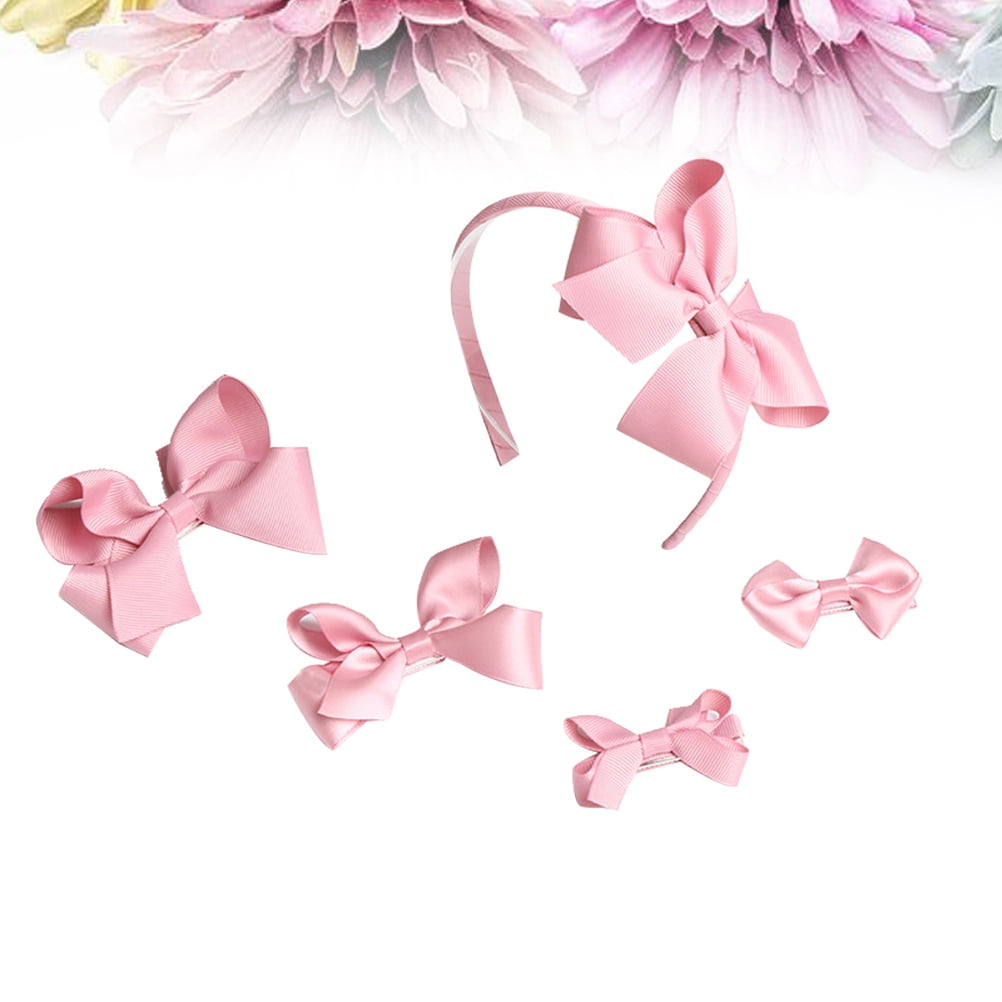 FRCOLOR 5 PC Bow Hairpin Baby Girls Headbands Accessories Kids for ...