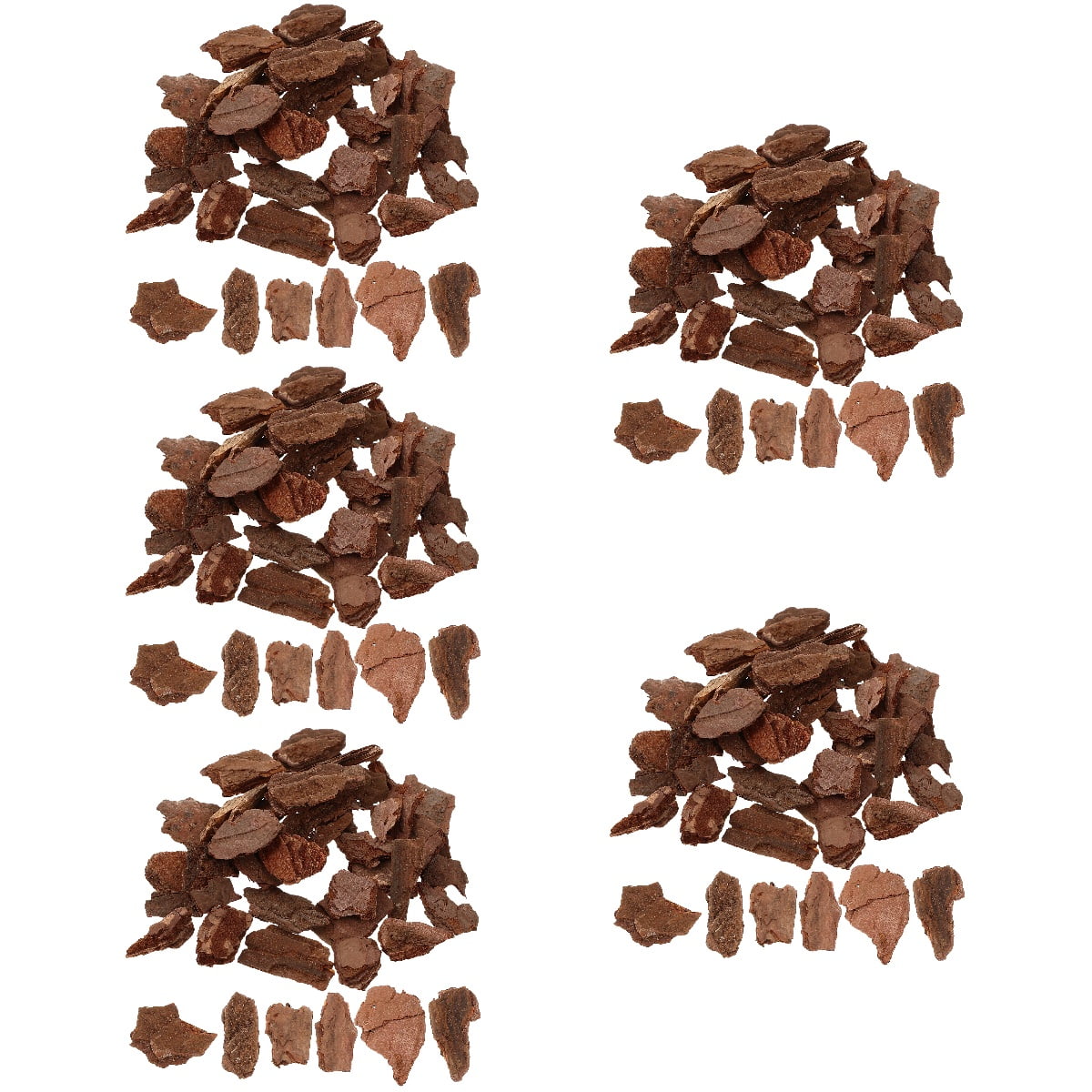FRCOLOR 5 Packs Sand Tray Miniatures Tree Bark For Landscaping Sand ...