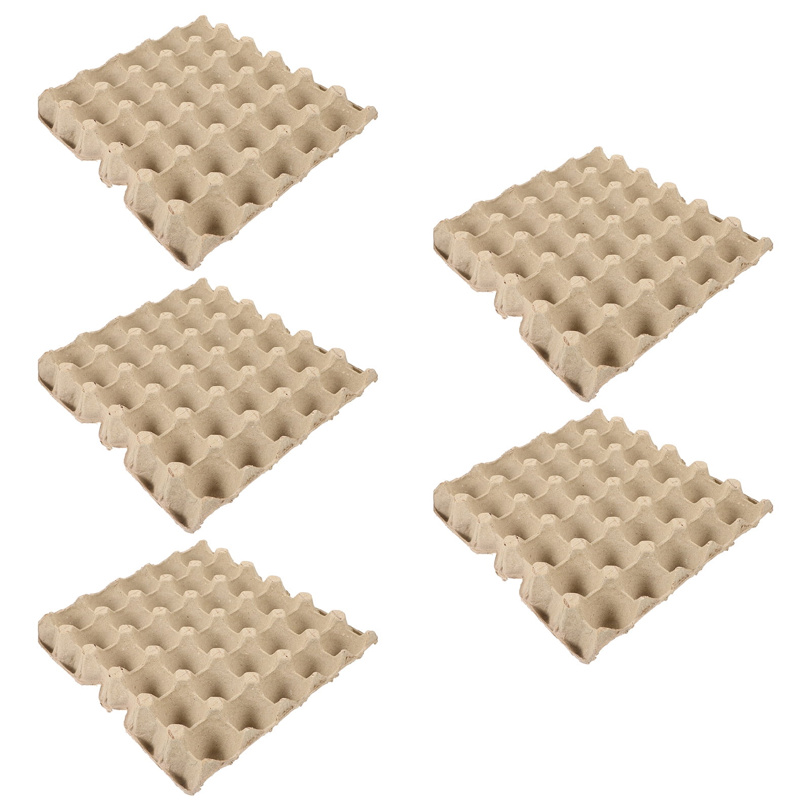 FRCOLOR 5-Pack Cardboard Cartons Bulk Storage Pulp Trays for Eggs, and ...