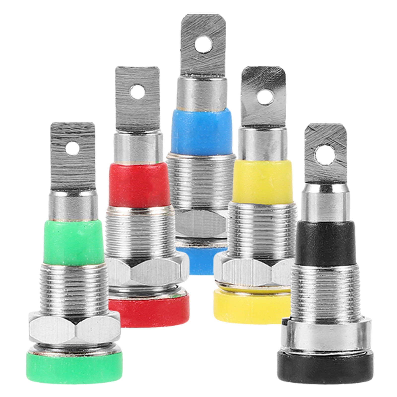 FRCOLOR 5 Pcs Shape Male Banana Plug Socket Colored Plugs - Walmart.com