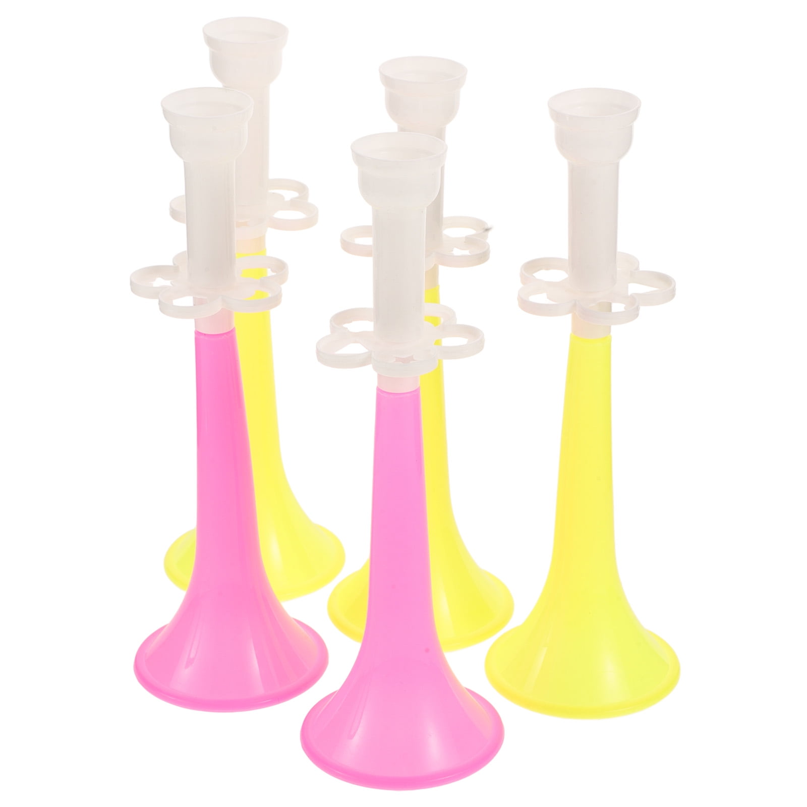 5pcs Plastic Football Game Trumpets for Party Lightweight Sound Maker ...