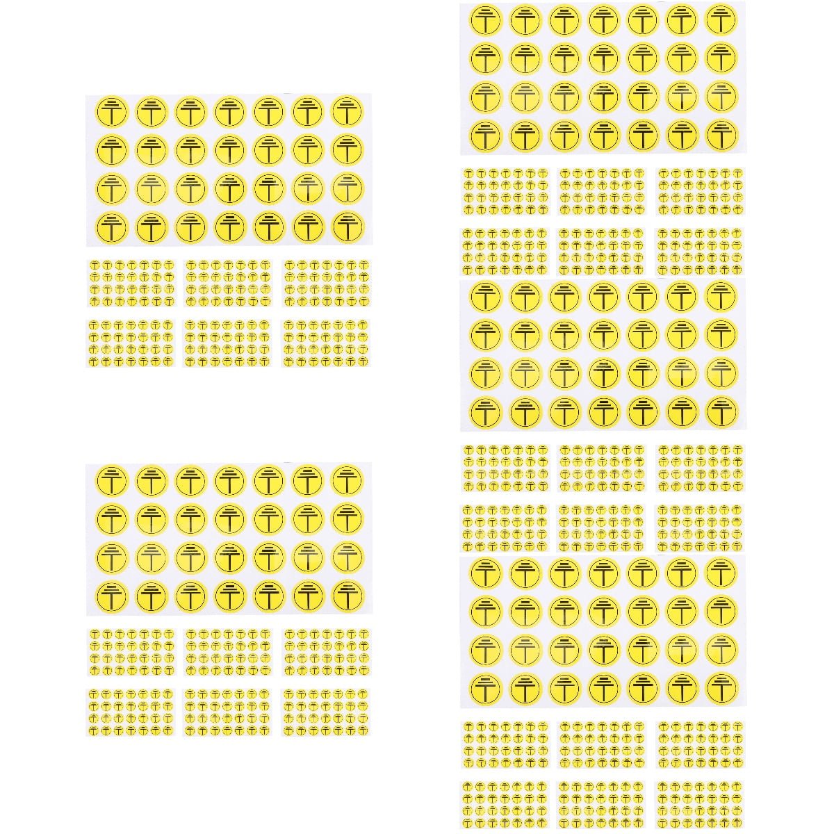 FRCOLOR 5 Sets Electrical Safety Stickers Safety Warning Decals ...