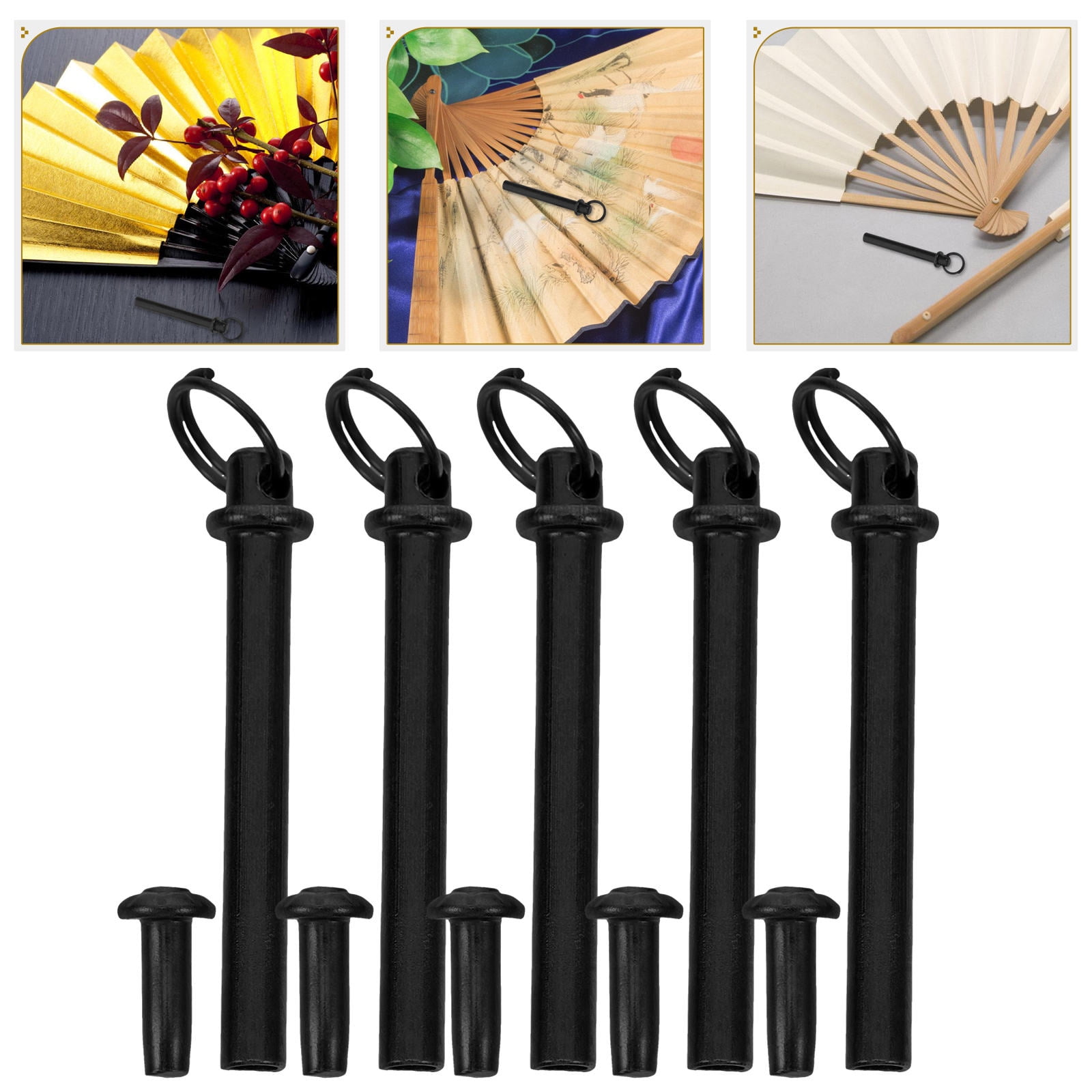 FRCOLOR 5 Sets Folding Fans Fasteners Fan Repair Tool Fan Axle Handheld ...