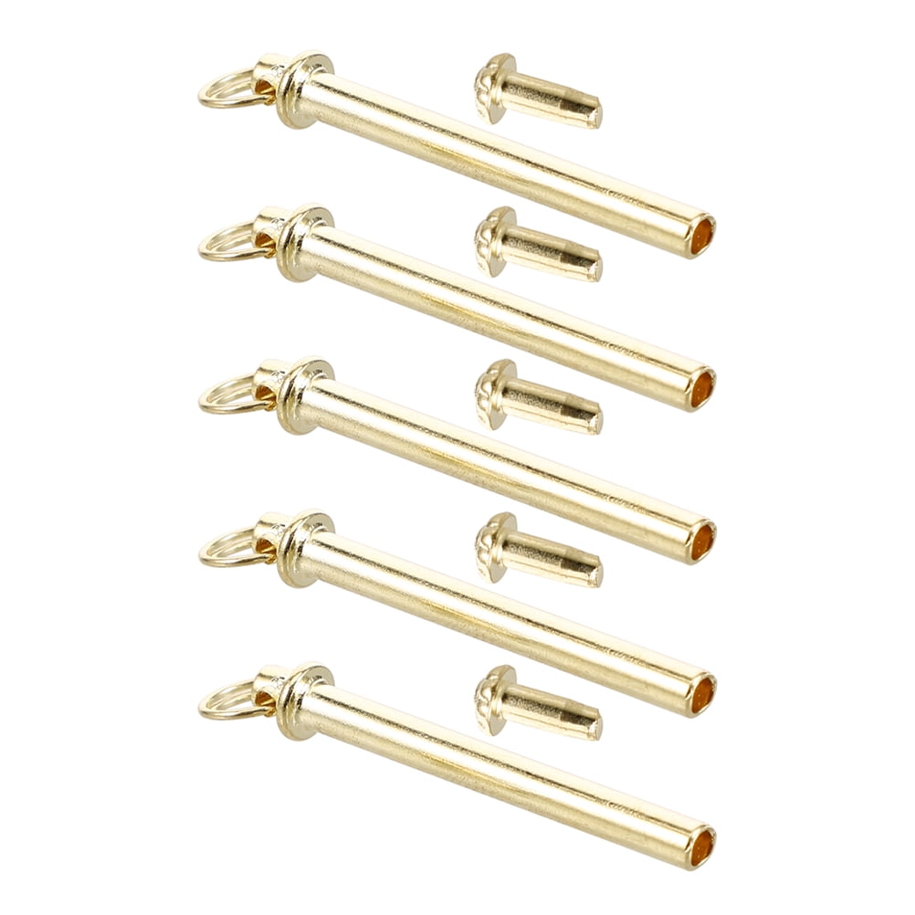 FRCOLOR 5 Sets Hand Fan Shaft Rivets And Nuts Repair Kit Metal ...