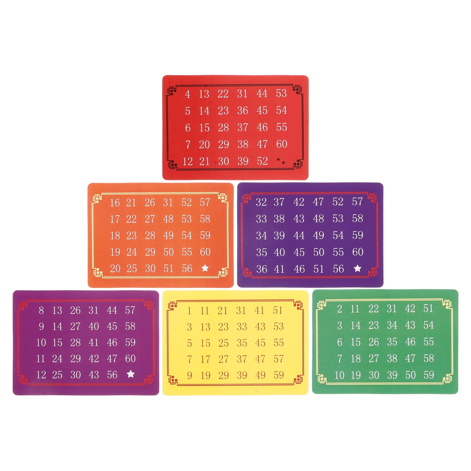 FRCOLOR 5 Sets Interactive Perspective Card Telepathic Calculation ...