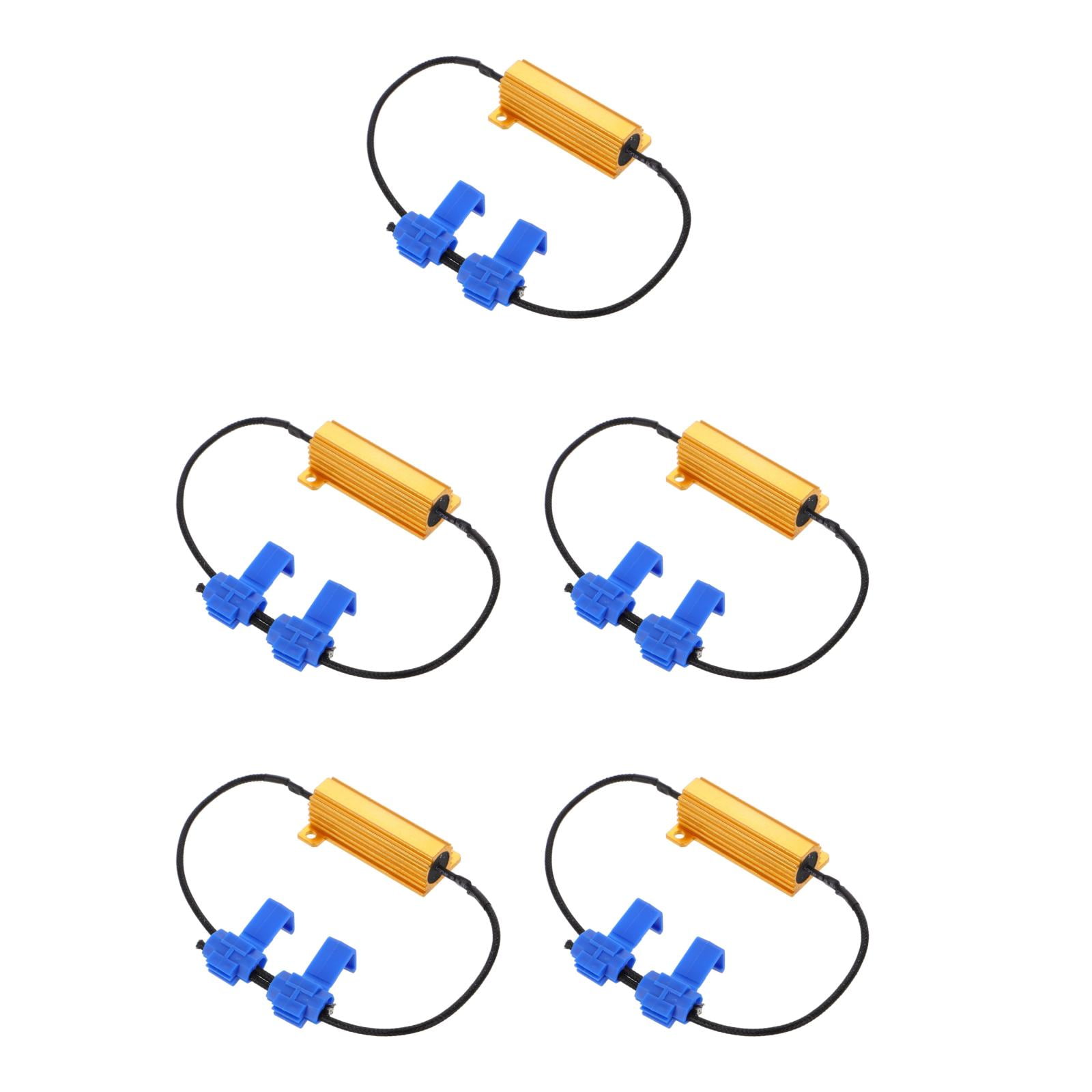 FRCOLOR 5 Sets Load Resistor Kit 50W 6R for LED Turn Signal Error Fix ...