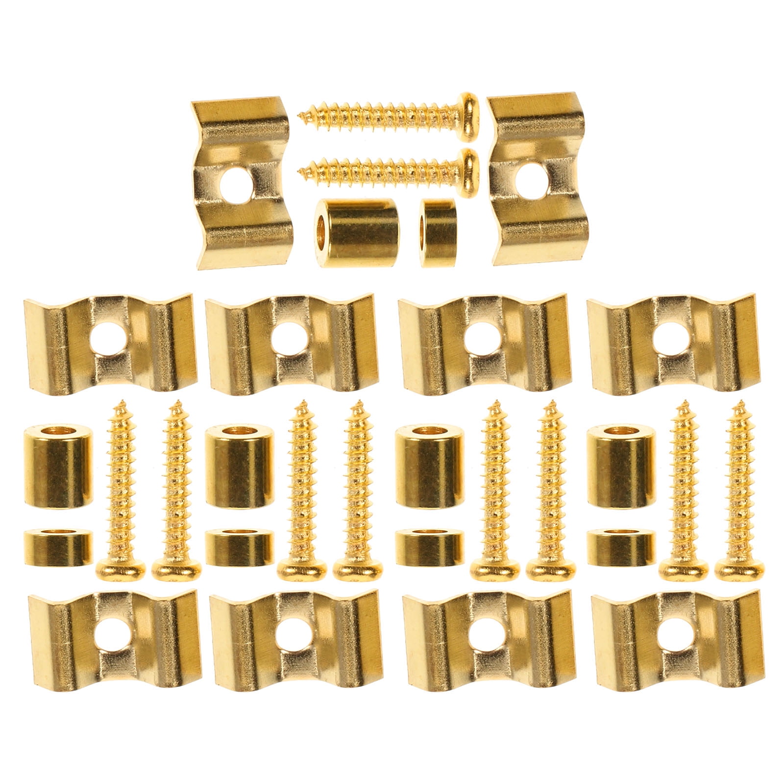 FRCOLOR 5 Sets Metal Vintage Style Guitar String Trees Guide Retainers ...