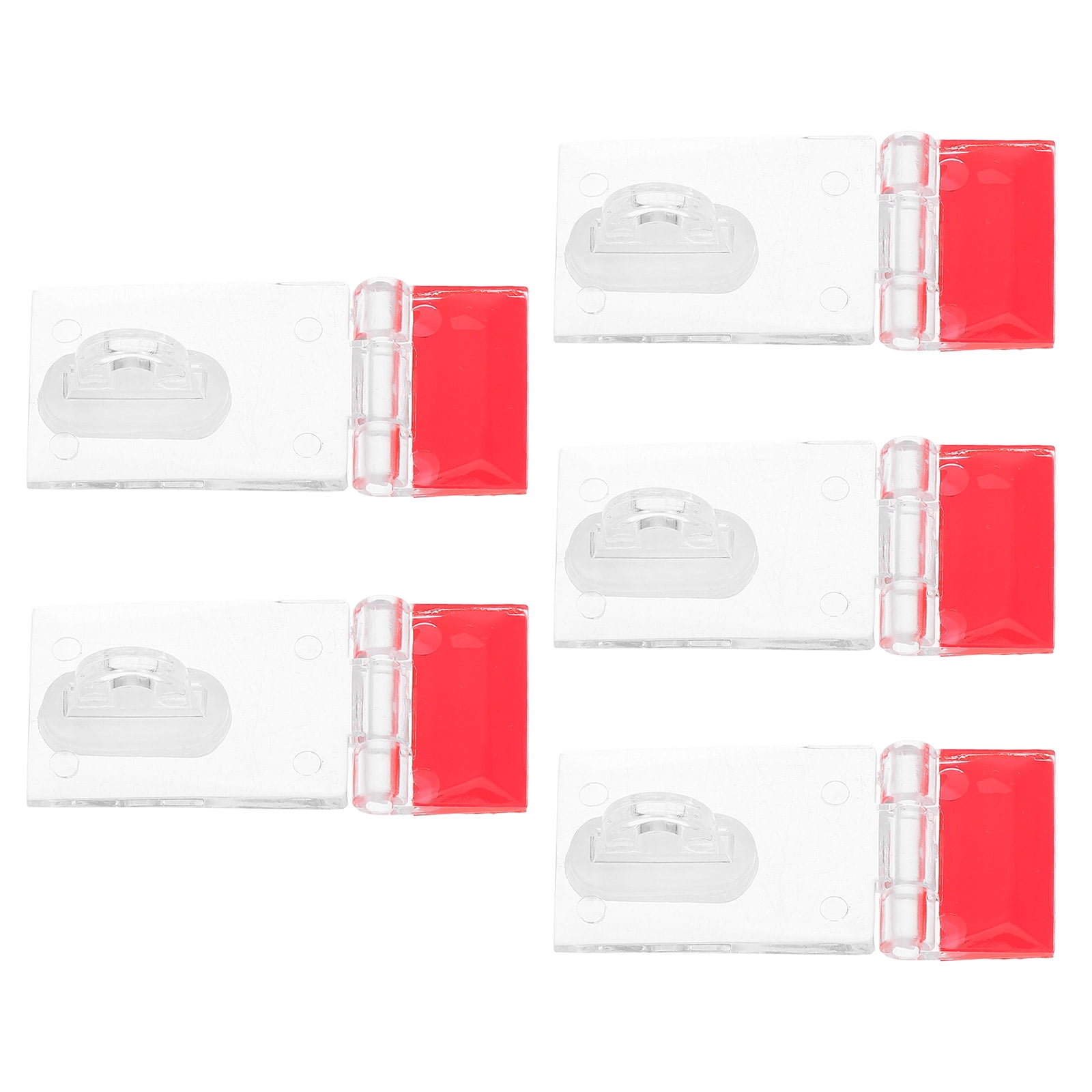 FRCOLOR 5 Sets Transparent Acrylic Latch Lock Clear Locking Hasp for ...