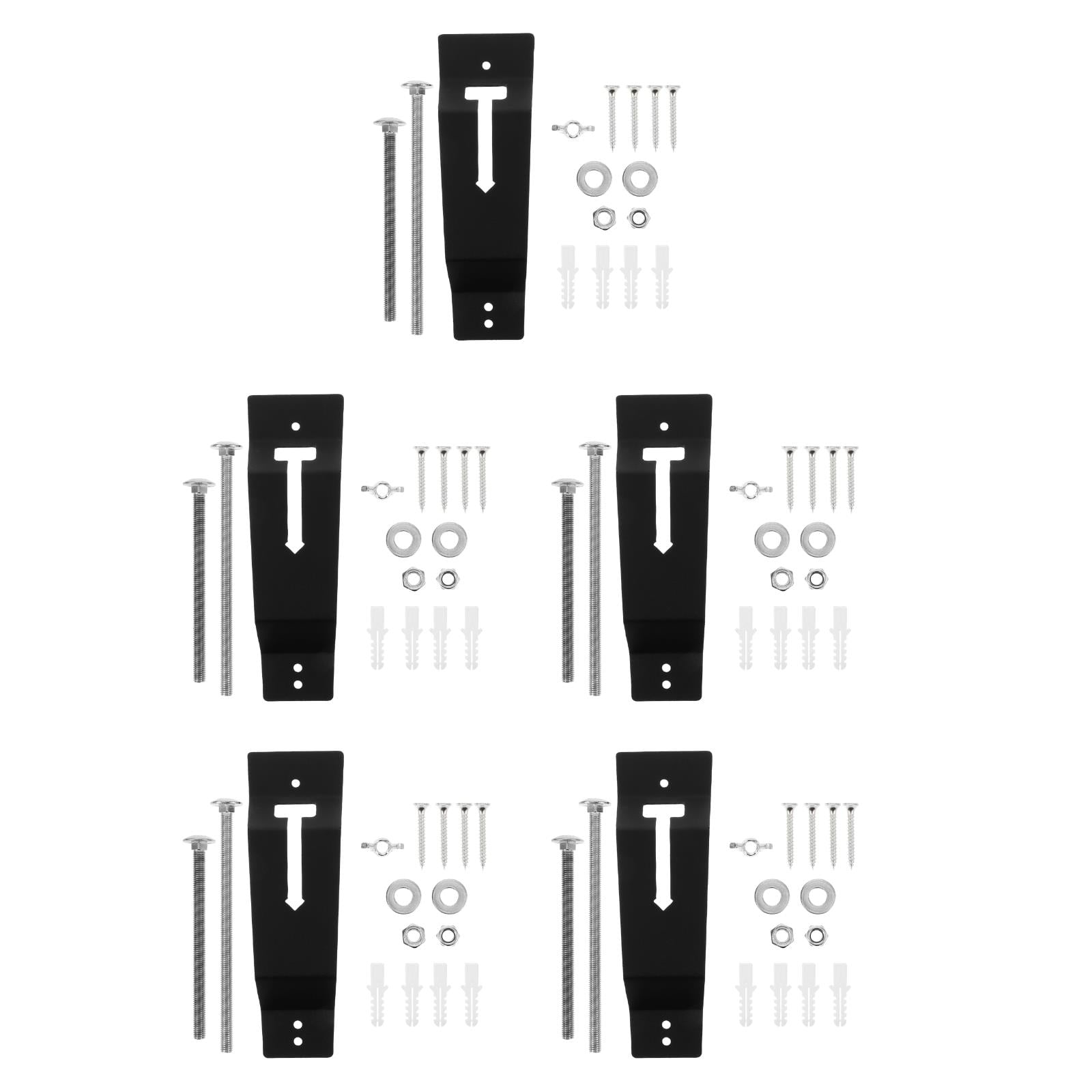 FRCOLOR 5 Sets of Wall Mount Spare Tire Carrier for Trailer Spare Tire ...