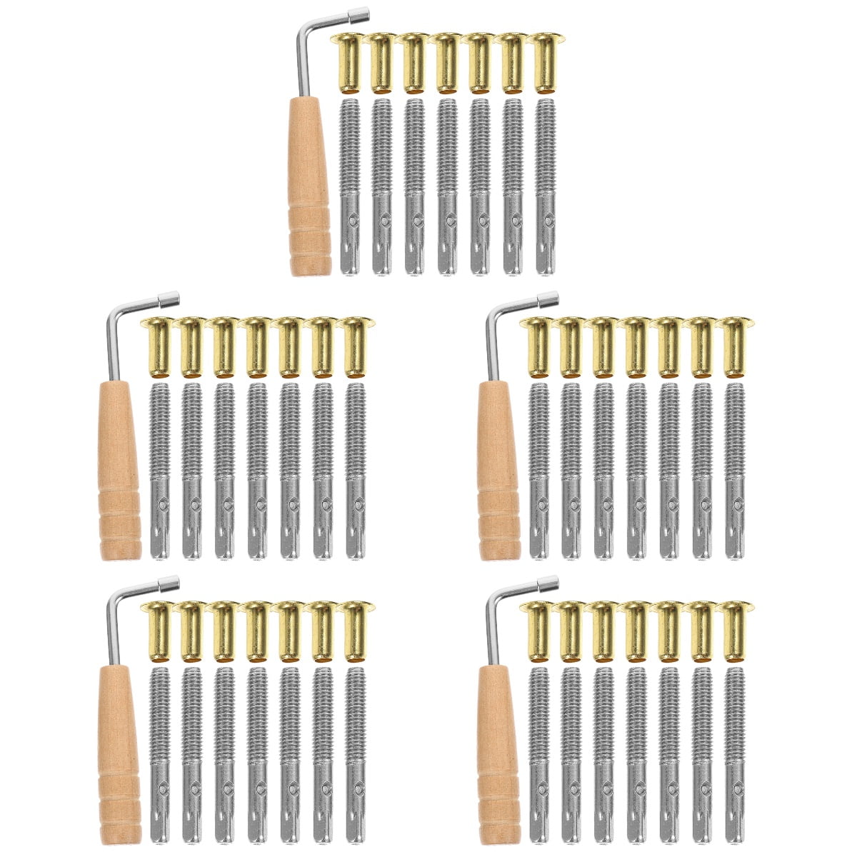 FRCOLOR 5 Sets of Harp Tuning Pin Harp Wrench Harp Musical Stringed ...