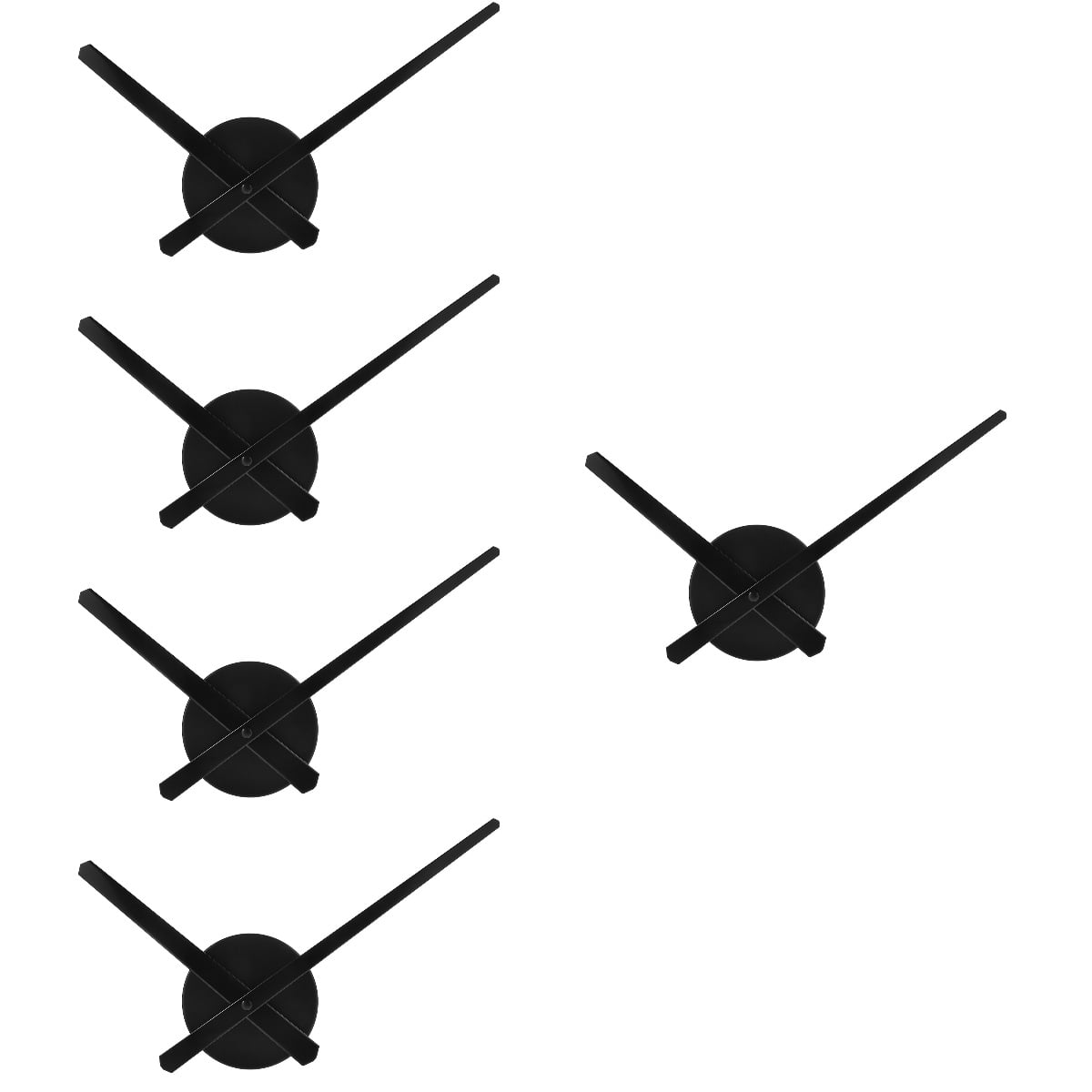 FRCOLOR 5 Sets of Metal Clock Pointer Dial DIY Clock Movement Silent ...