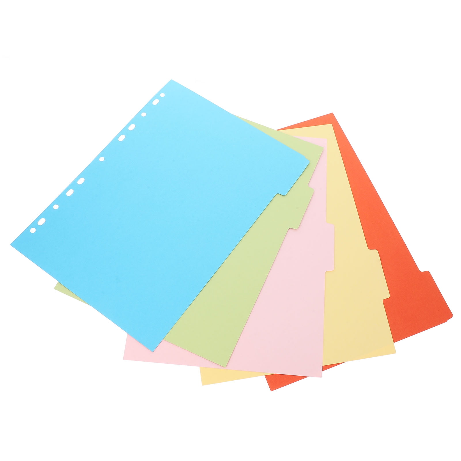 FRCOLOR 5 Sheets of Binder Dividers A4 Notebook Binder Dividers ...