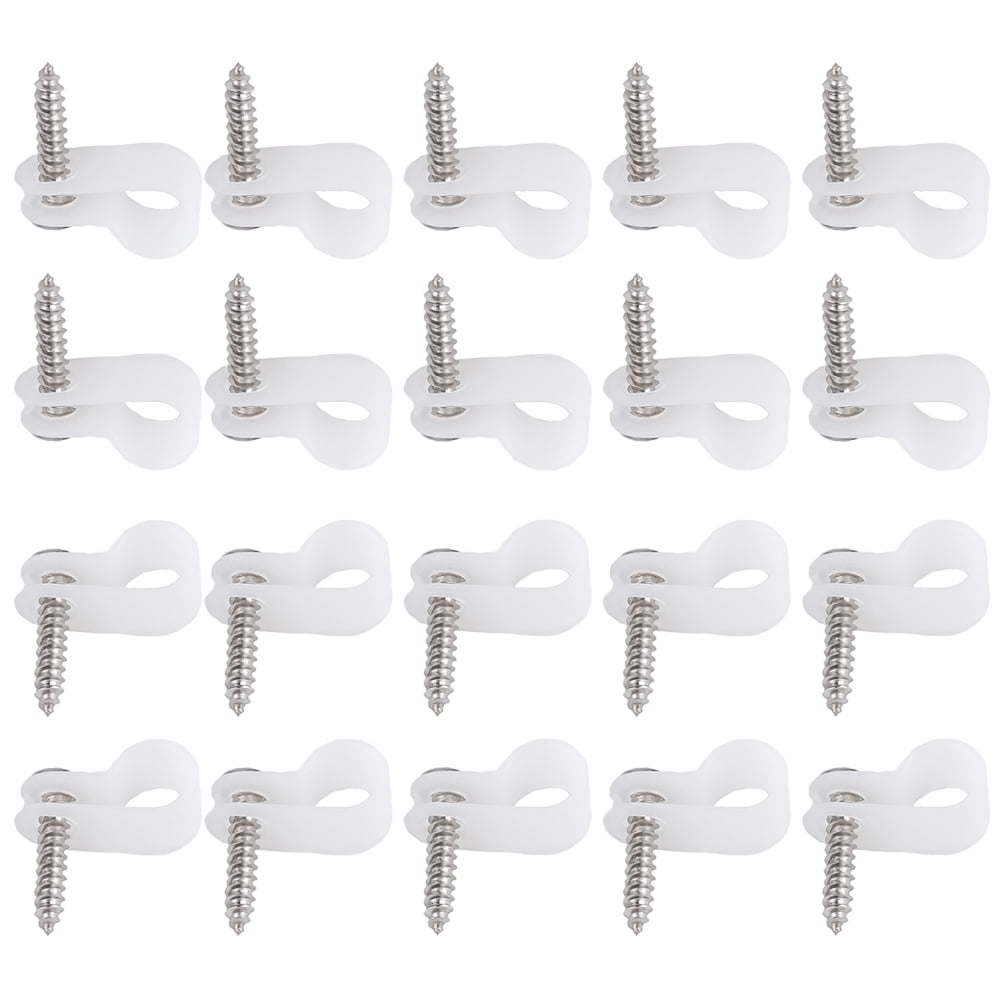 FRCOLOR 50 Pcs Bundle Wire Clip R-type Whole Cable Ties Wall Clips ...