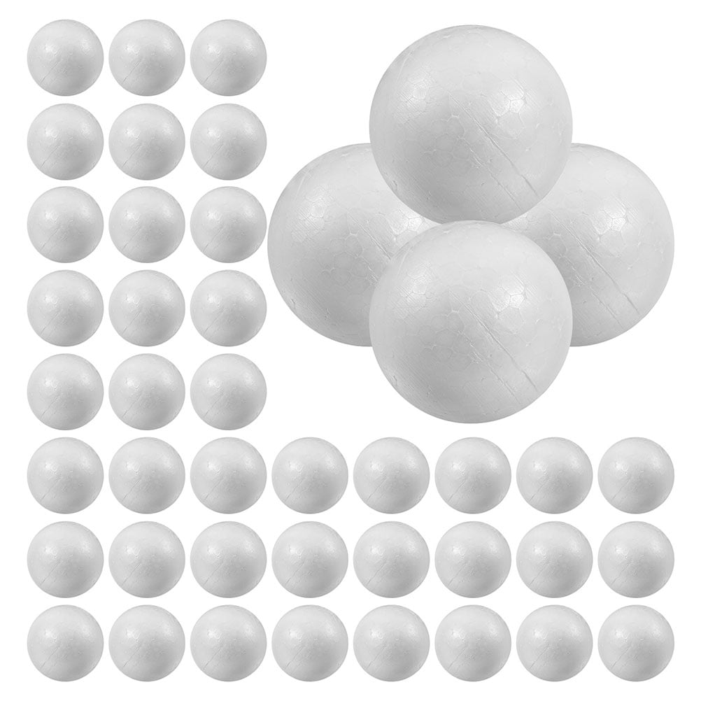 TAILTOSS Small Foam Balls For Crafts White Adults Diy Crafting 50Pcs 1 ...