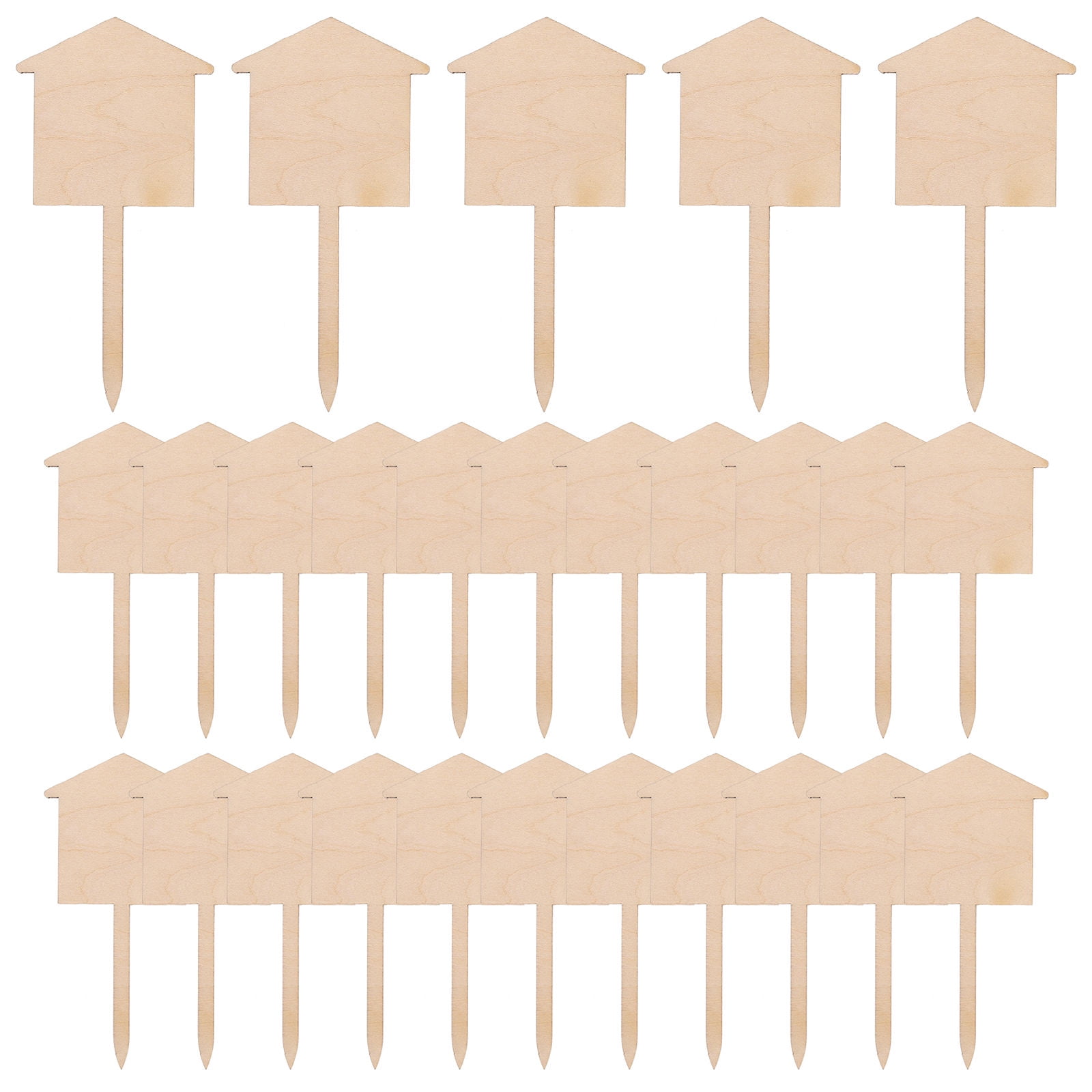 FRCOLOR 50 Pcs Ground Plants Label Plate Propagation Insert Markers ...