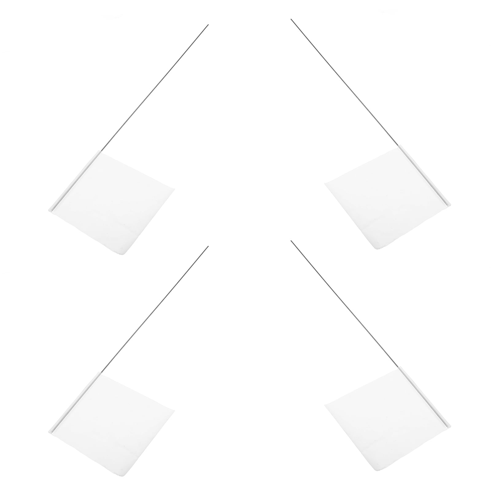 FRCOLOR 50 Pcs Landmark Flag Marker Flags Markers for Lawn Mini Garden ...