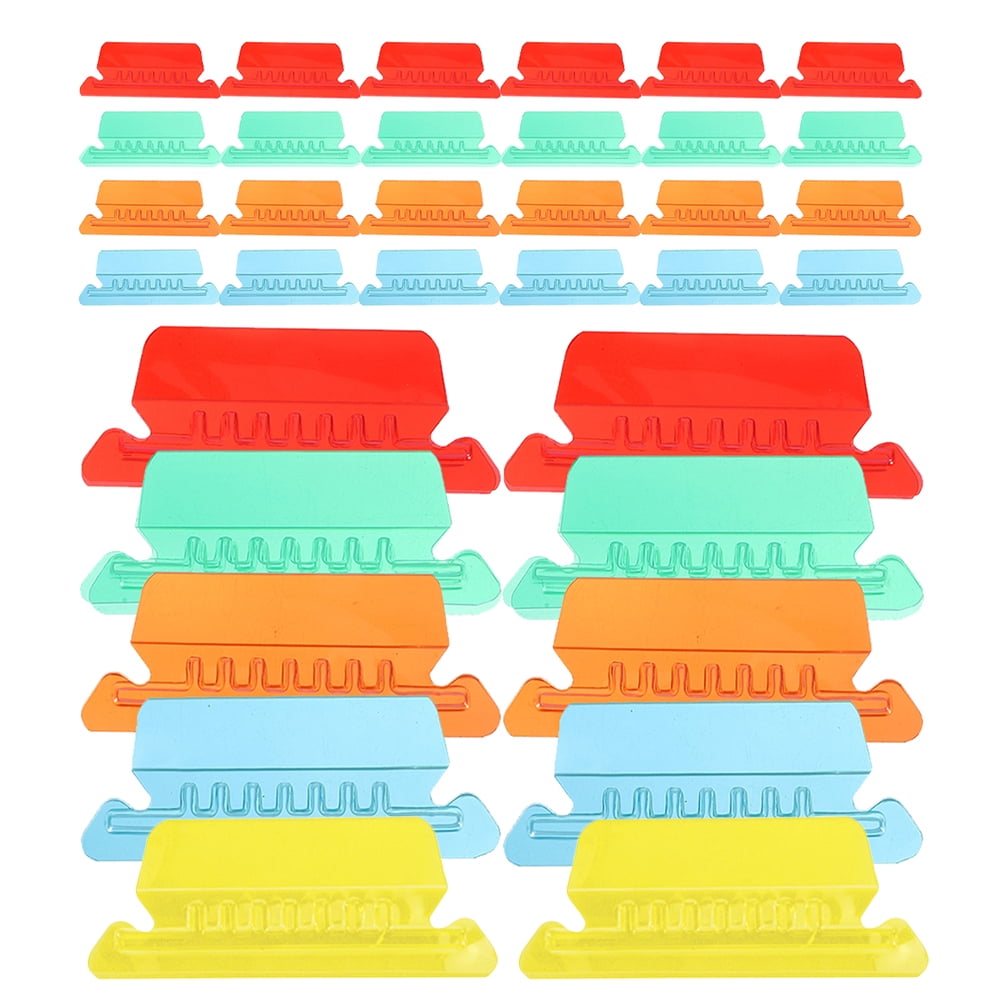 FRCOLOR 50 Pcs Legal File Folders Hanging Color Label Clip - Walmart.com