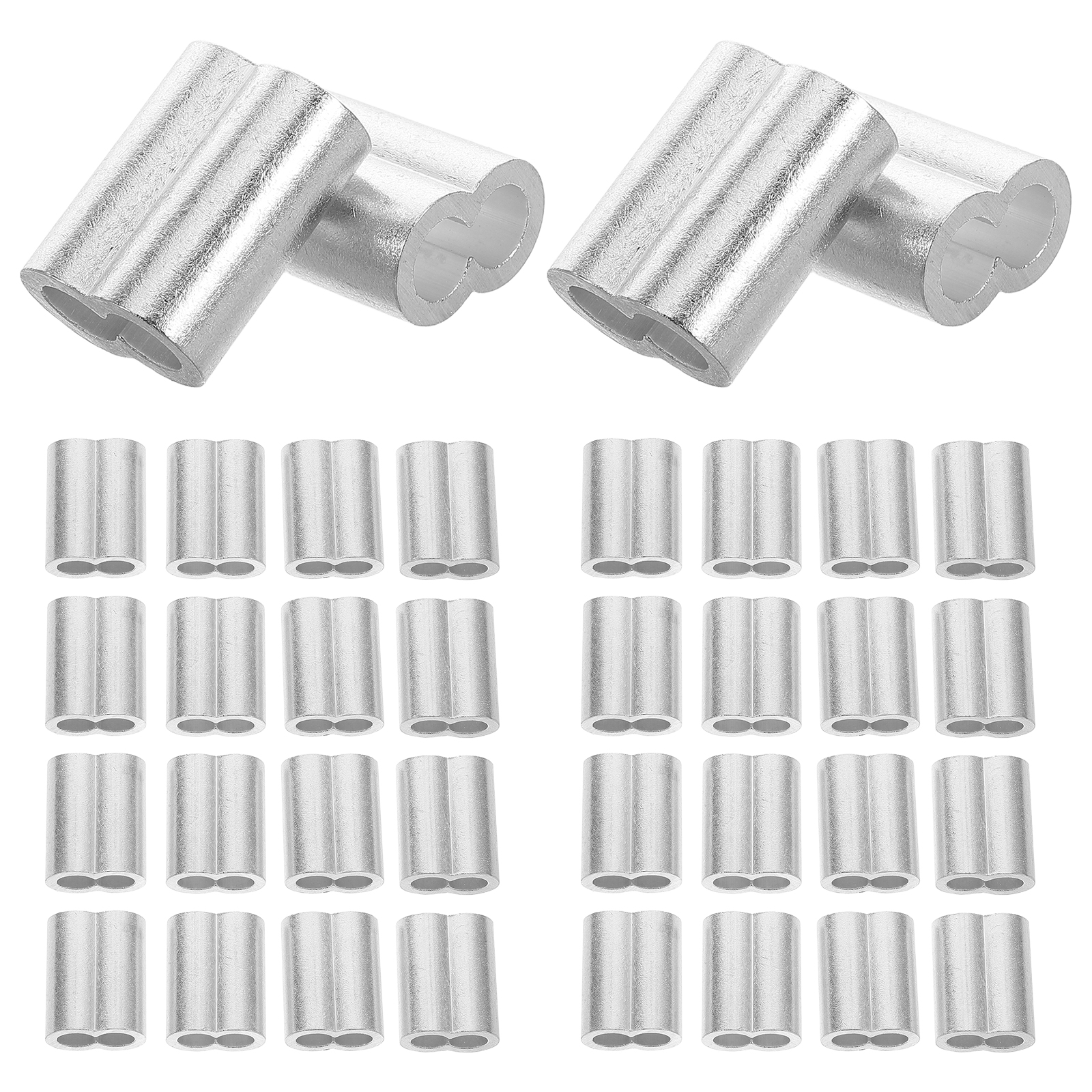 FRCOLOR 50 Pcs Needle and Thread Bracket Side Clamp Elevator Aluminum ...