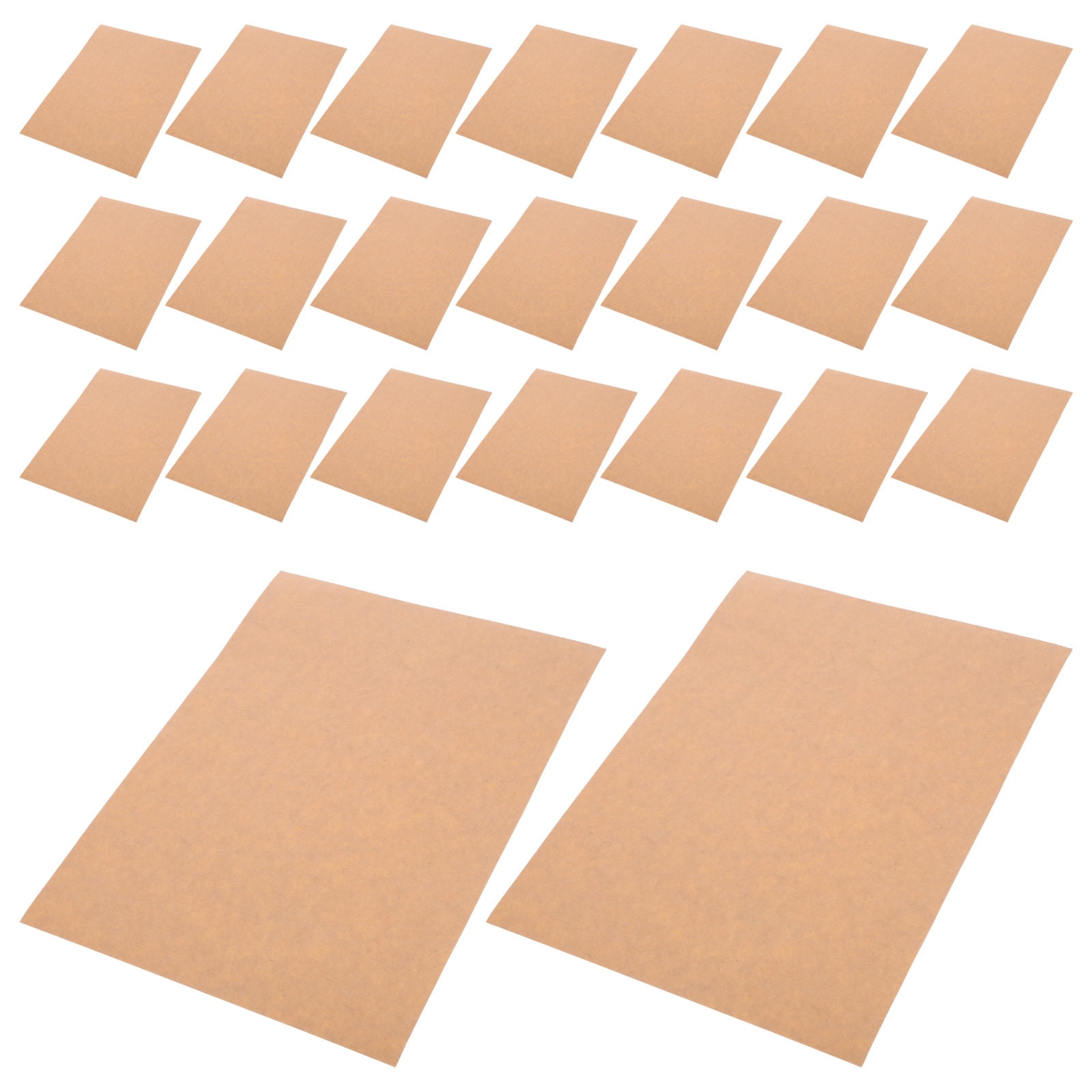 FRCOLOR 50 Sheets A4 Self-Adhesive Kraft Paper Stickers Labels ...