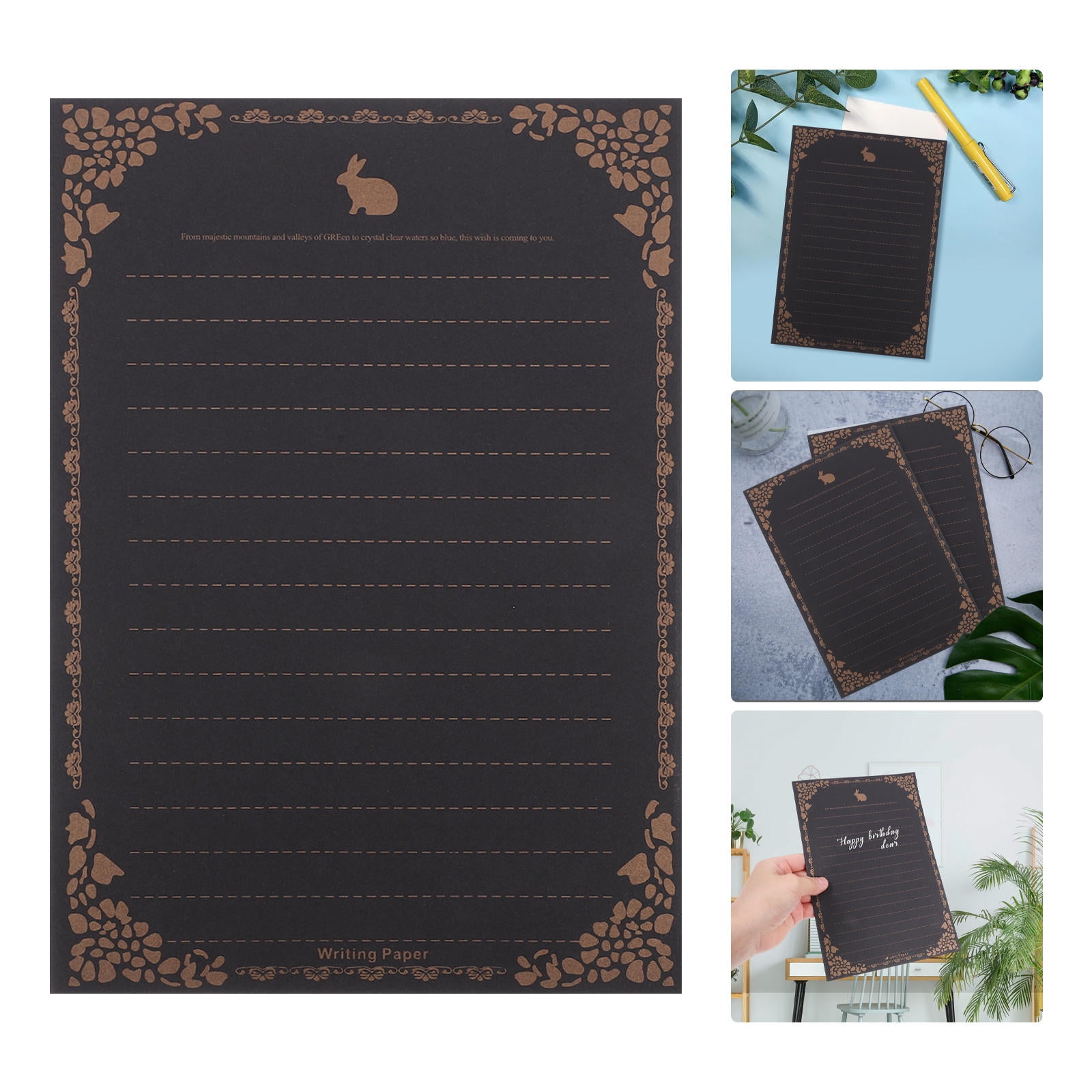 FRCOLOR 50 Sheets Modern Letter Papers Writing Papers Letter Papers For ...