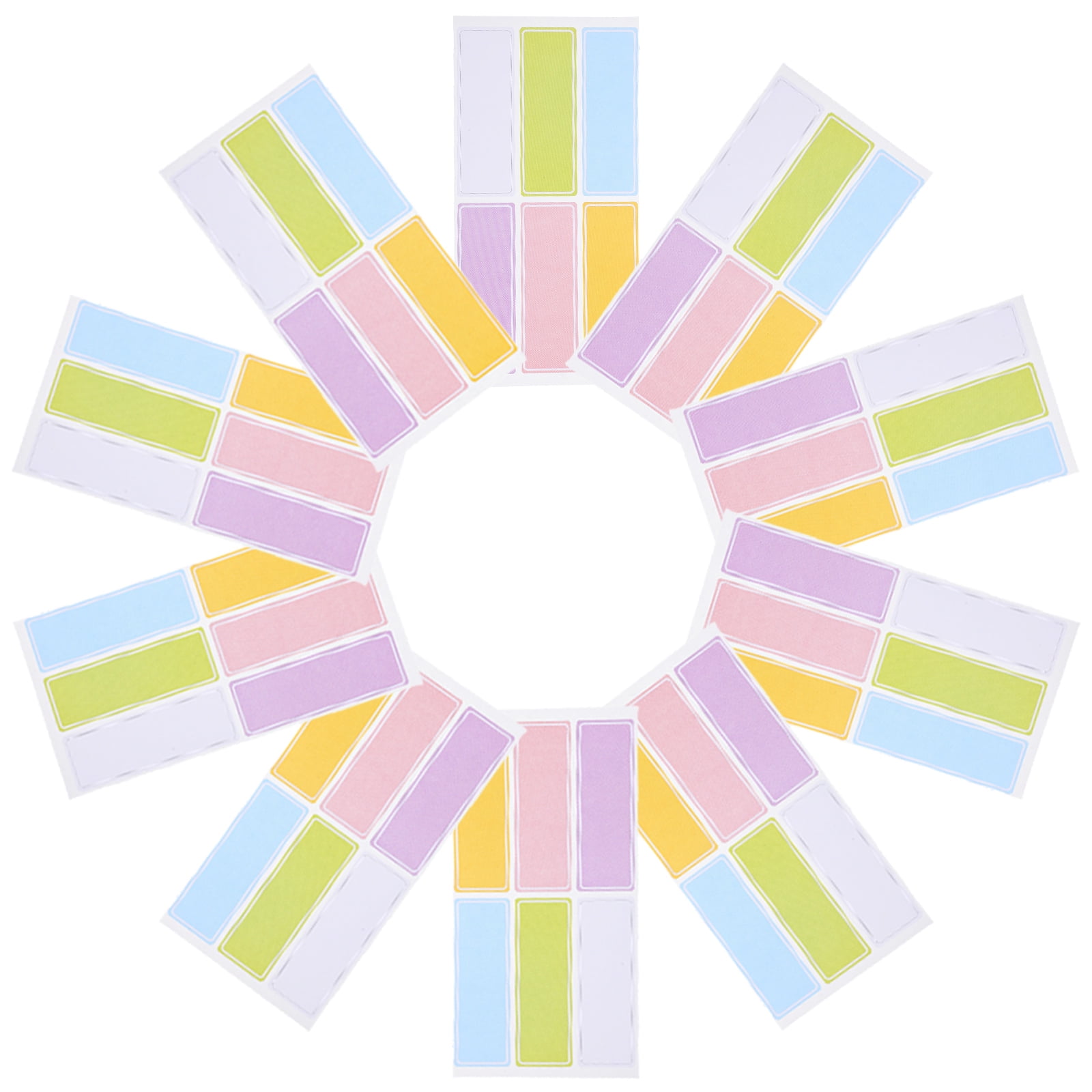 FRCOLOR 50 Sheets Moving Stickers for Boxes Color Coded Classification ...