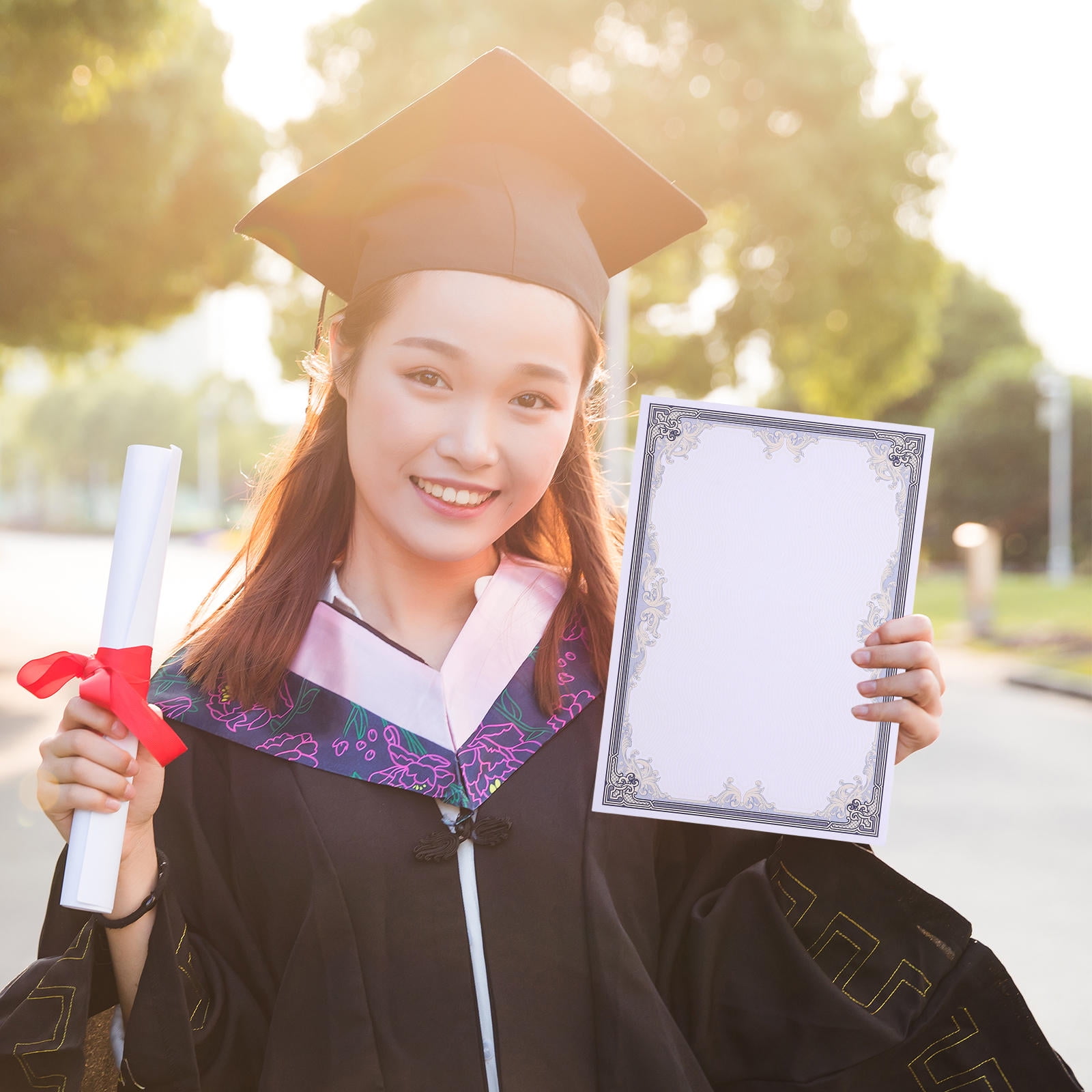 FRCOLOR 50 Sheets Parchment Honor Certificate Paper Student - Walmart.com