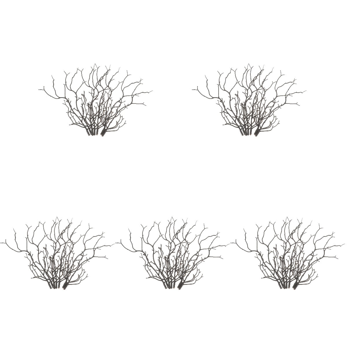 FRCOLOR 50 pcs Artificial Plastic Stems Artificial Antler Branches DIY ...