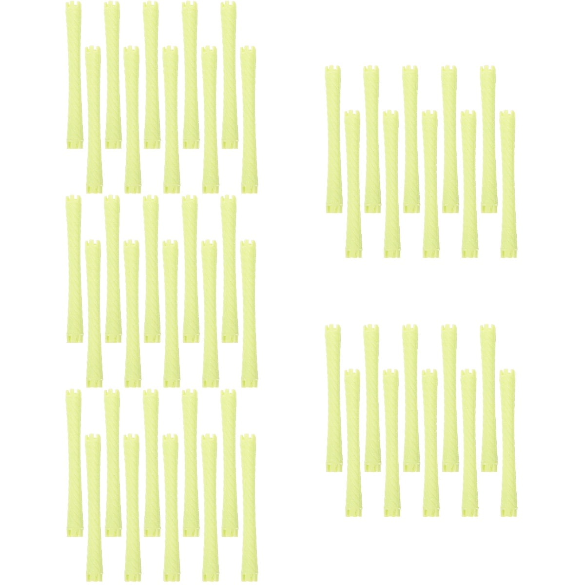 FRCOLOR 50 pcs Plastic Perm Rods Flexible Perm Rods Hair Rollers Hair ...