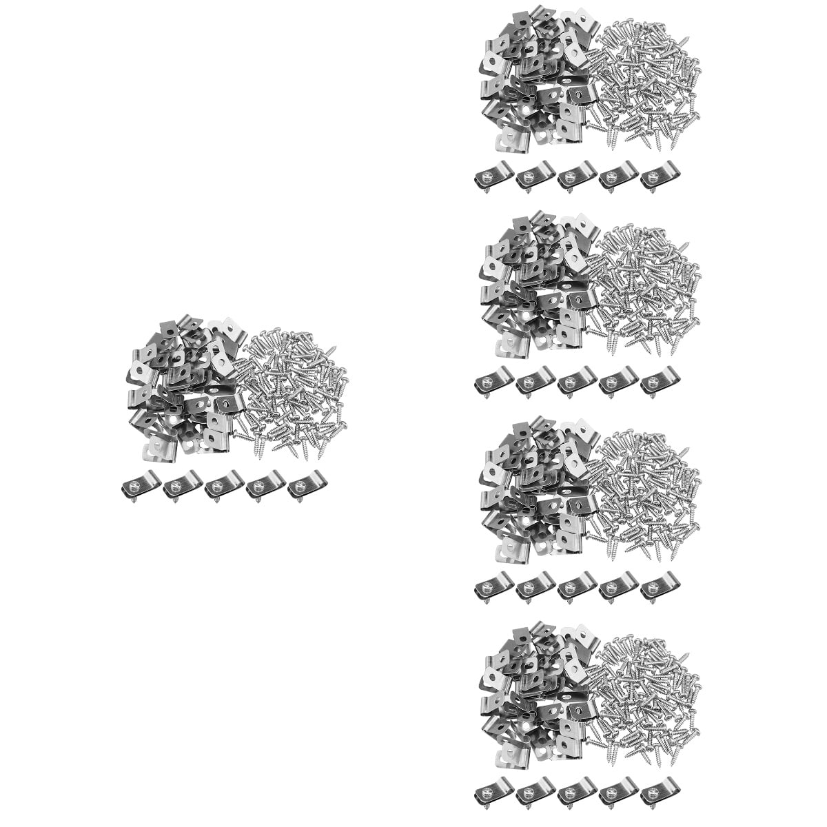 FRCOLOR 500 Sets Wire Cage Clips Heavy Duty Wire Fence Fastener Clamps ...