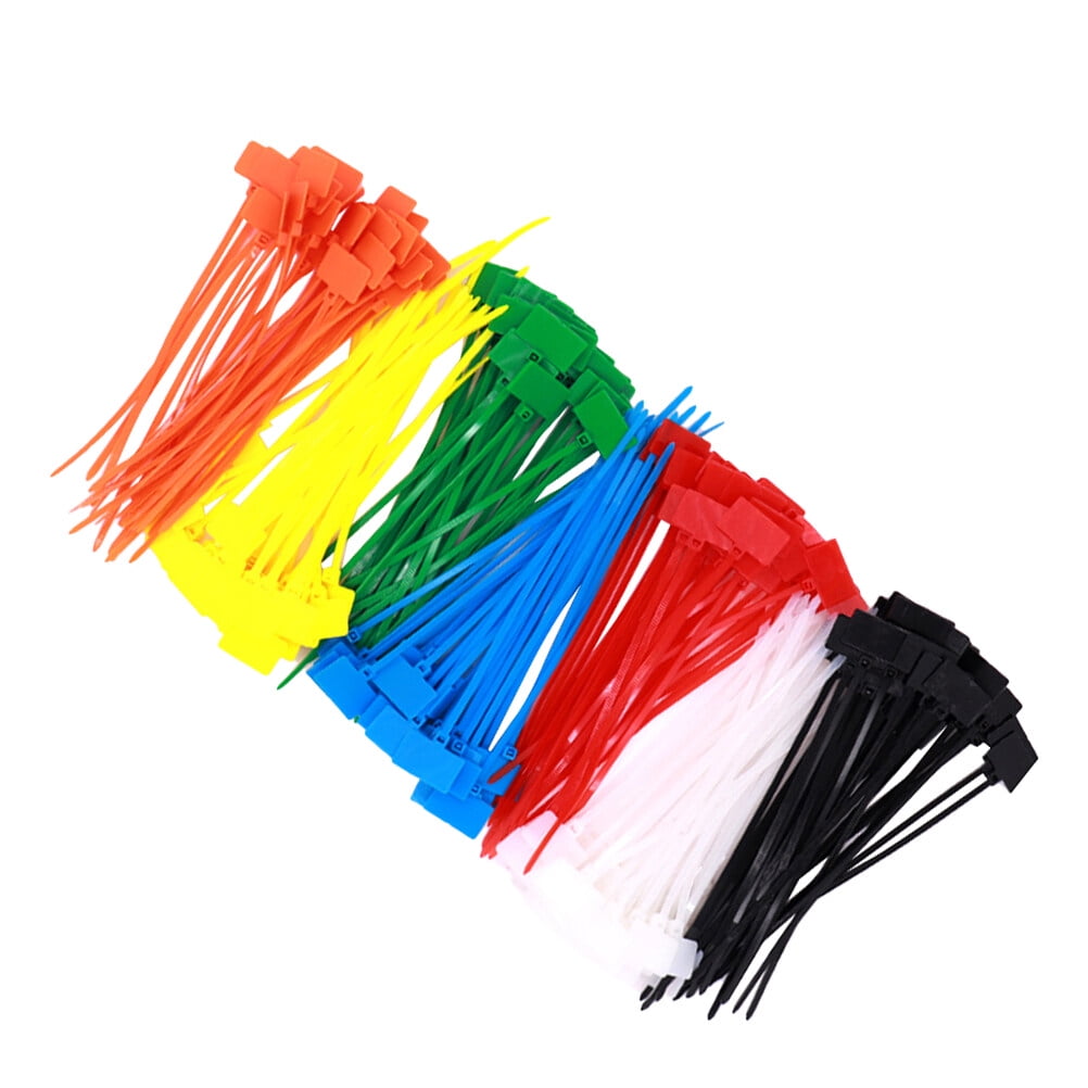 FRCOLOR 500pcs Nylon Cable Labels Flexible Cable Organizers ...