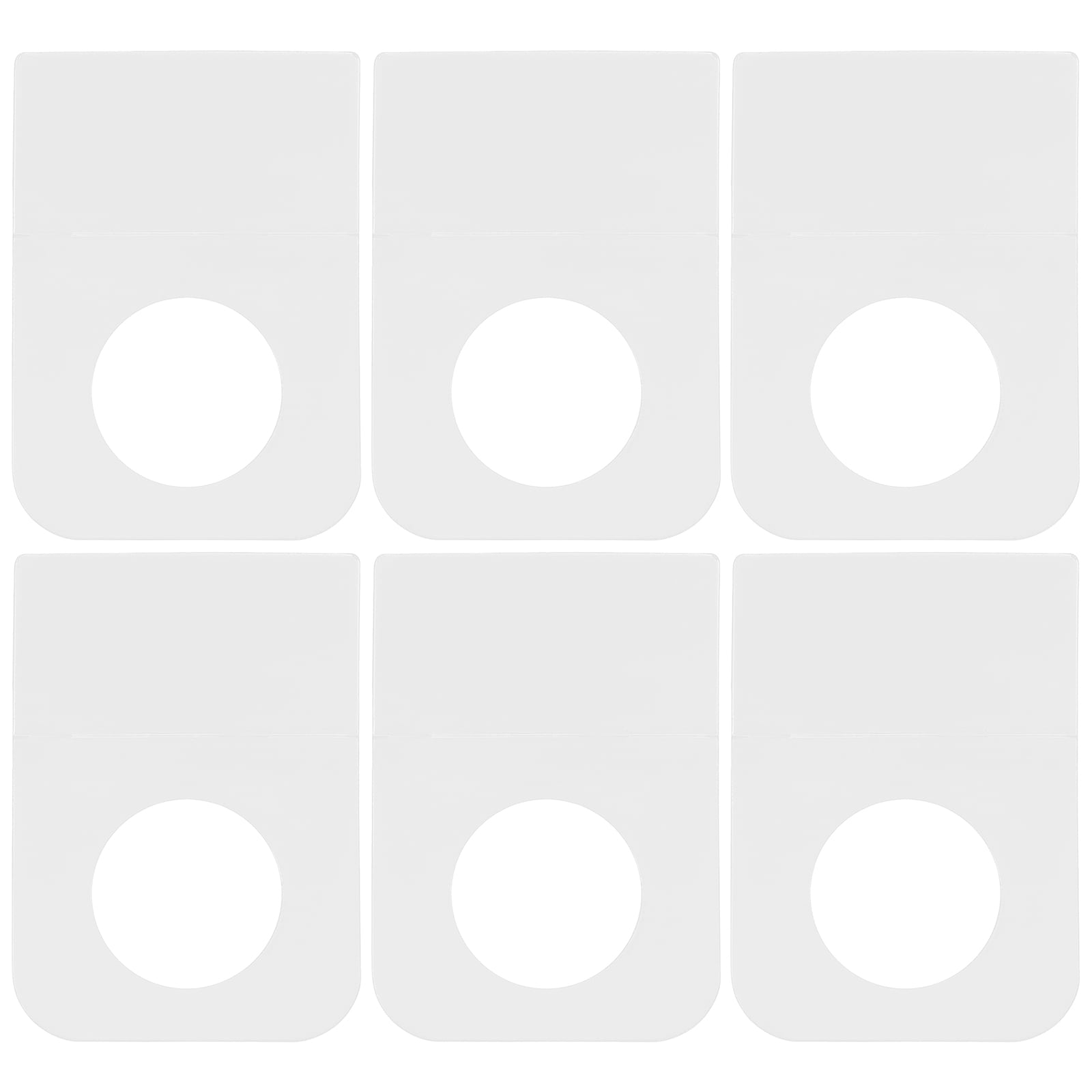 WASHWEPE Retail Sticker Hanger Square For Craft Fairs 500Pcs 1.26X0 ...