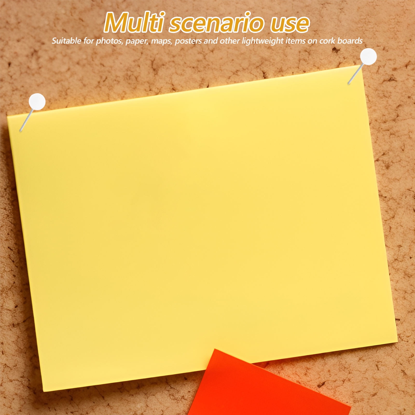 FRCOLOR 500pcs Small Pushpins for Maps and Bulletin Boards Round Head ...