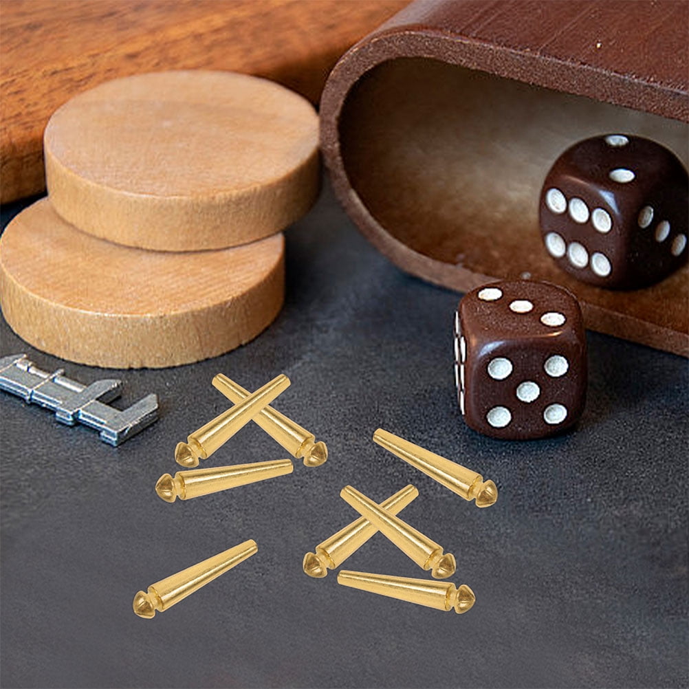 FRCOLOR 50Pcs Metal Cribbage Board Pegs Cribbage Game Pins Accessories ...