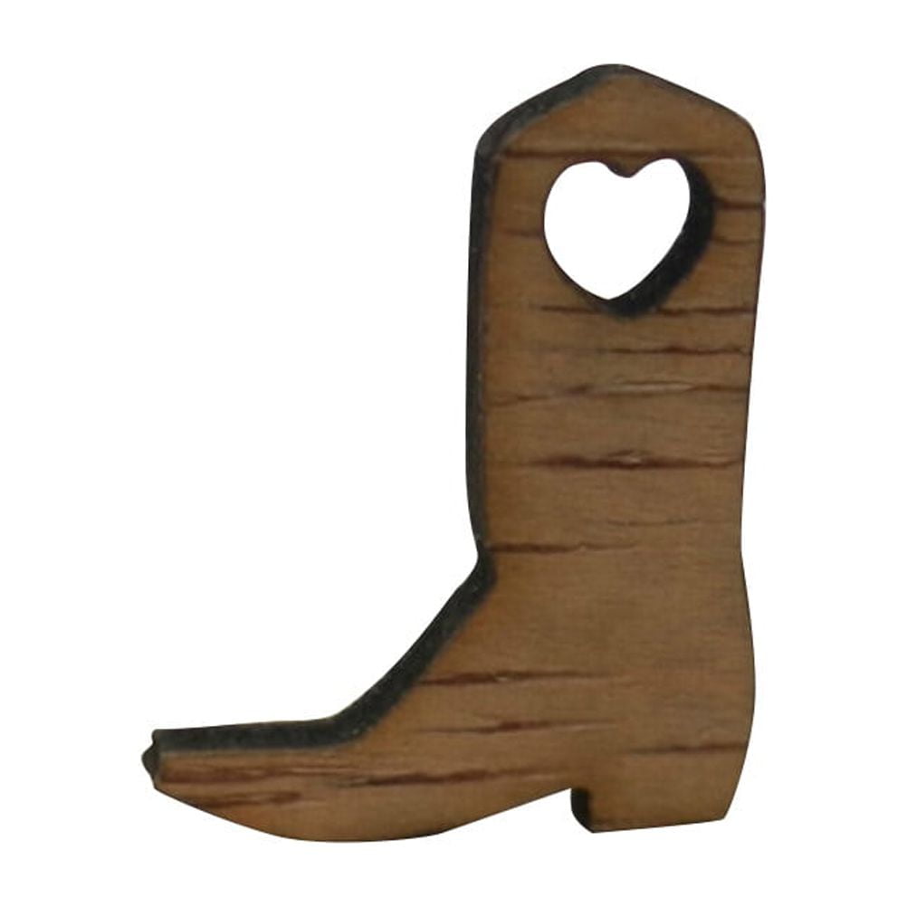 FRCOLOR 50Pcs Miniature Wooden Boots Embellishments Crafts for Wedding ...