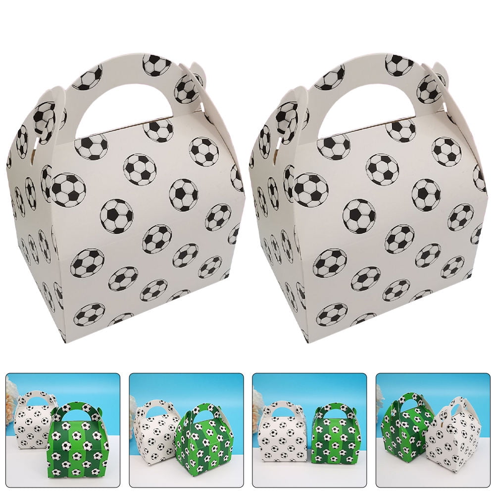 FRCOLOR 50Pcs Party Favor Candy Boxes Candy Goodie Boxes Soccer Party ...
