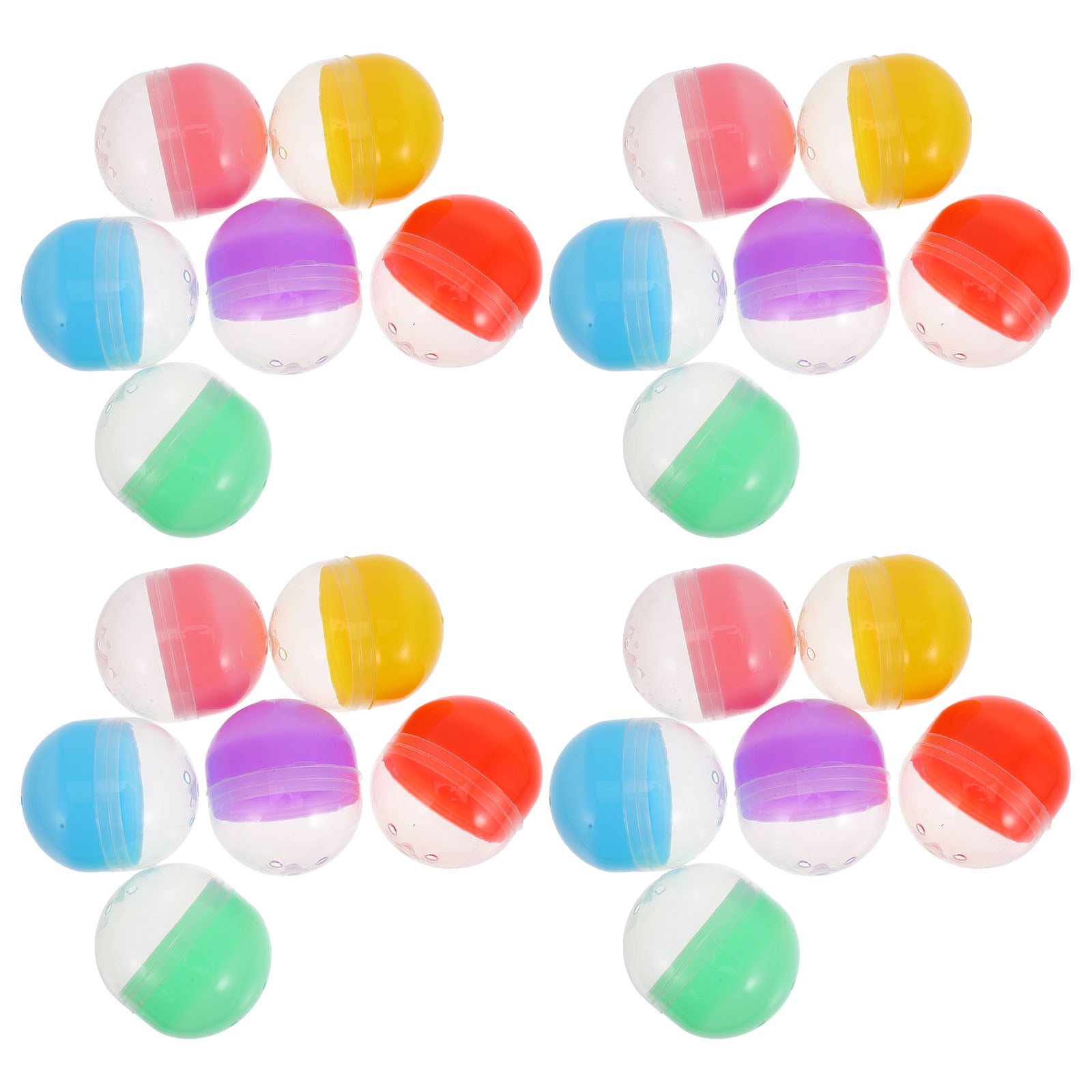FRCOLOR 50pcs Claw Machine Balls Toy Prize Plastic Capsules Vending ...
