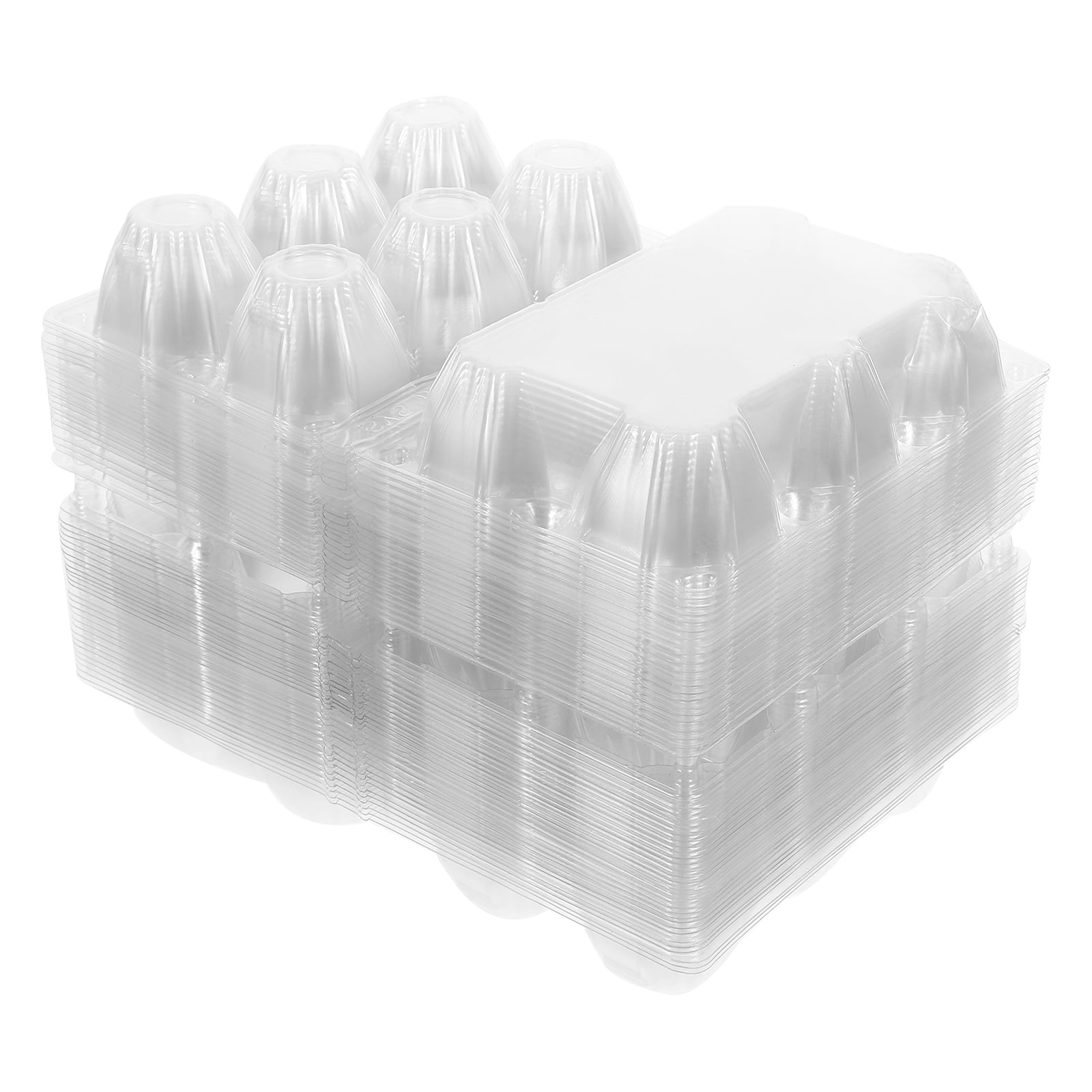 FRCOLOR 50pcs Egg Carton 6-slot Egg Packaging Container Egg Packaging ...