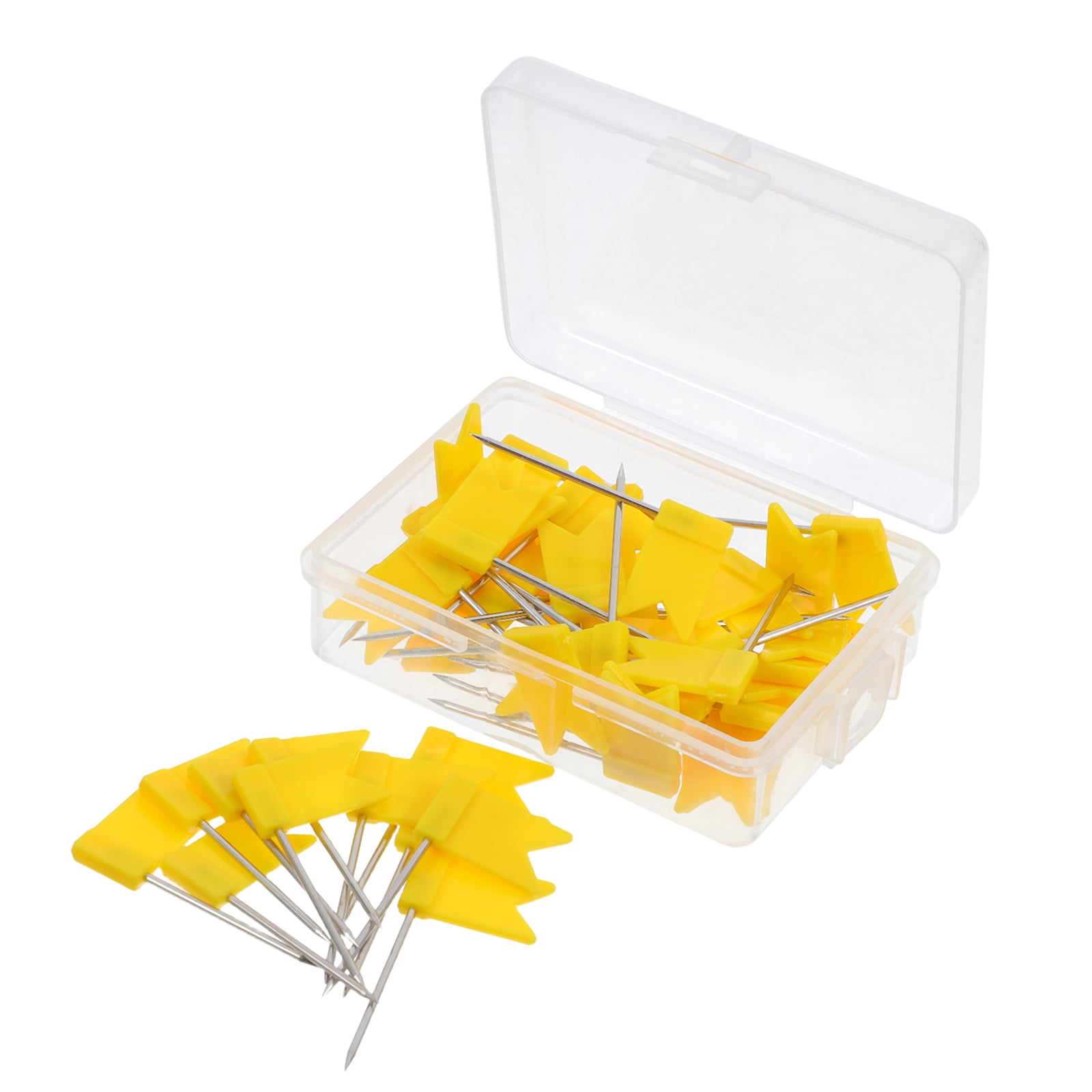 FRCOLOR 50pcs Flag Push Pins for Maps Decorative Cork Board Tacks for ...