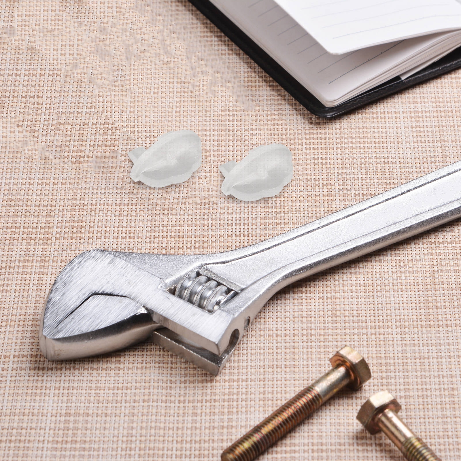 FRCOLOR 50pcs Glass Shelf Clips for Bathroom Cabinets Heavy Duty Glass ...