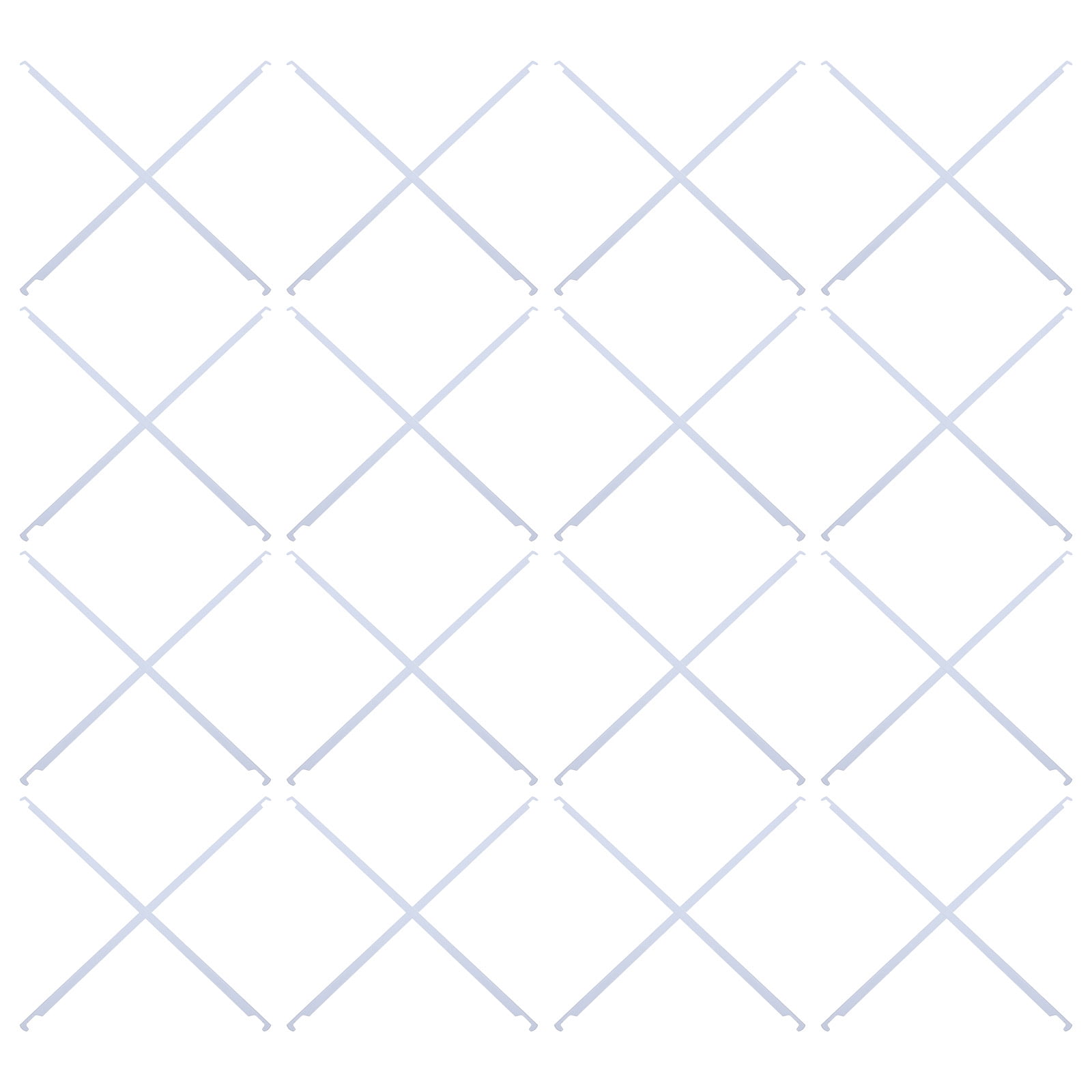 FRCOLOR 50pcs Metal File Folder Frame Divider Bars Heavy Duty Hanging ...