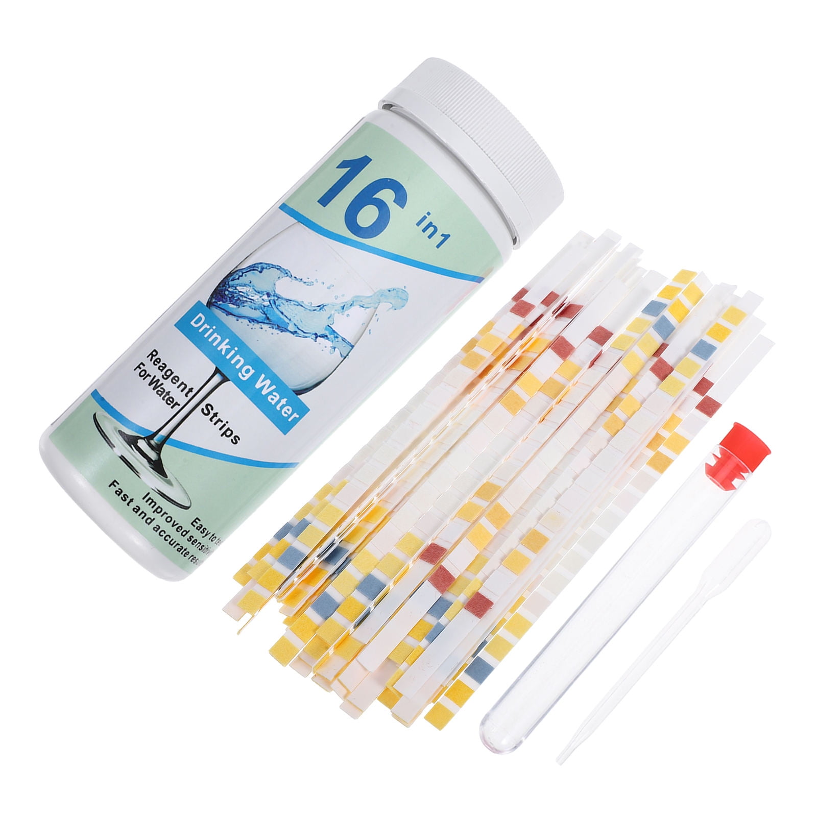 FRCOLOR 50pcs Multi-Functional Water Test Strips Home Drinking Water ...