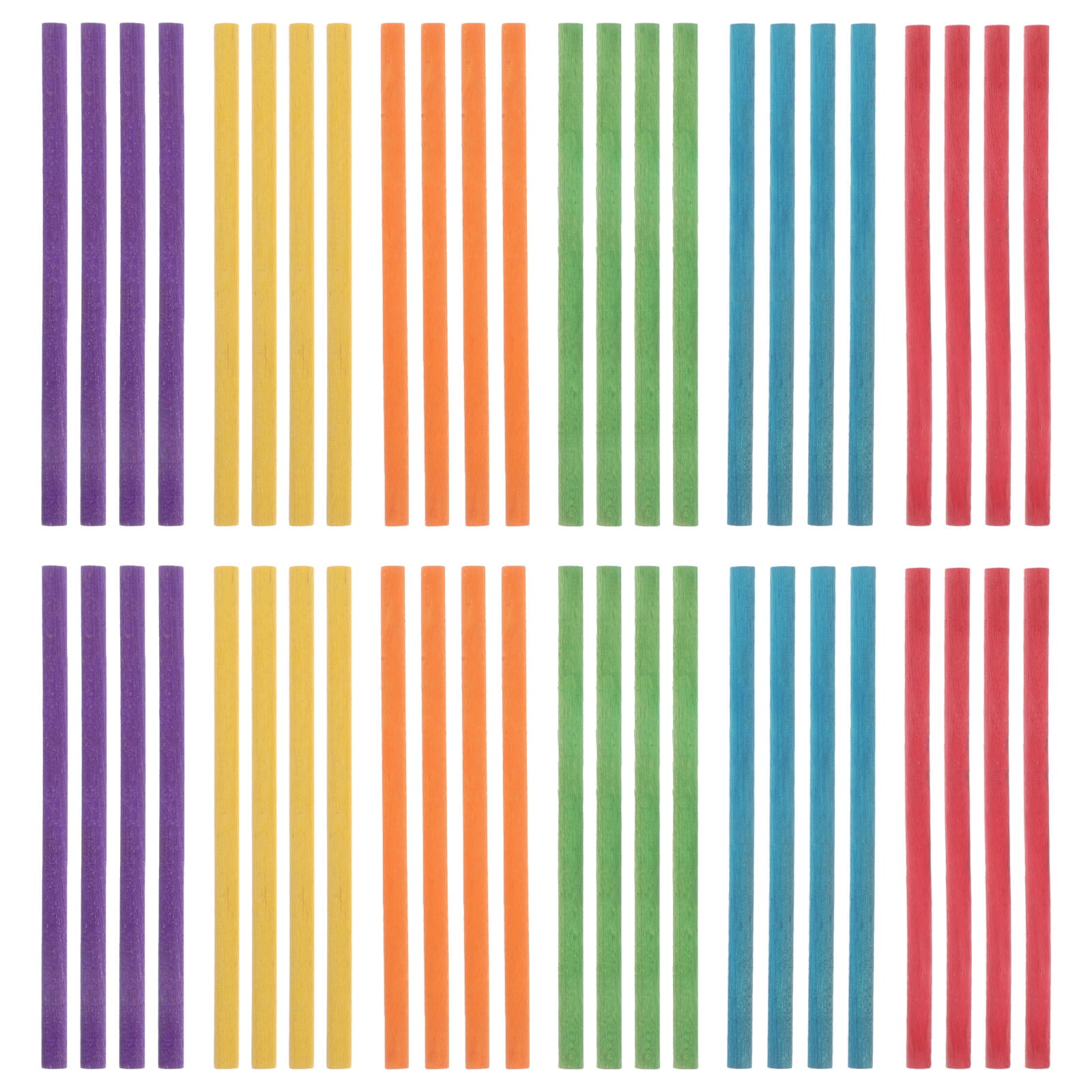 FRCOLOR 50pcs Rhythm Sticks Music Sticks Wood Musical Instruments ...
