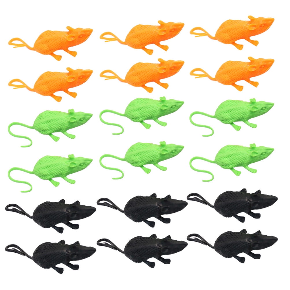 FRCOLOR 54 Pcs Decorative Prank Mouse Toy Festival Layout Mouse Party ...