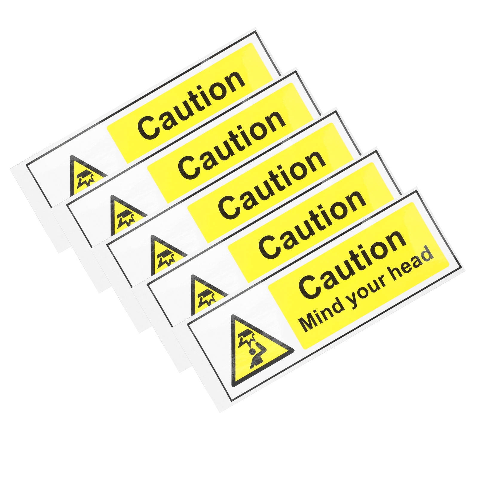 FRCOLOR 5PCS Low Ceiling Warning Stickers Watch Your Head Safety Signs ...