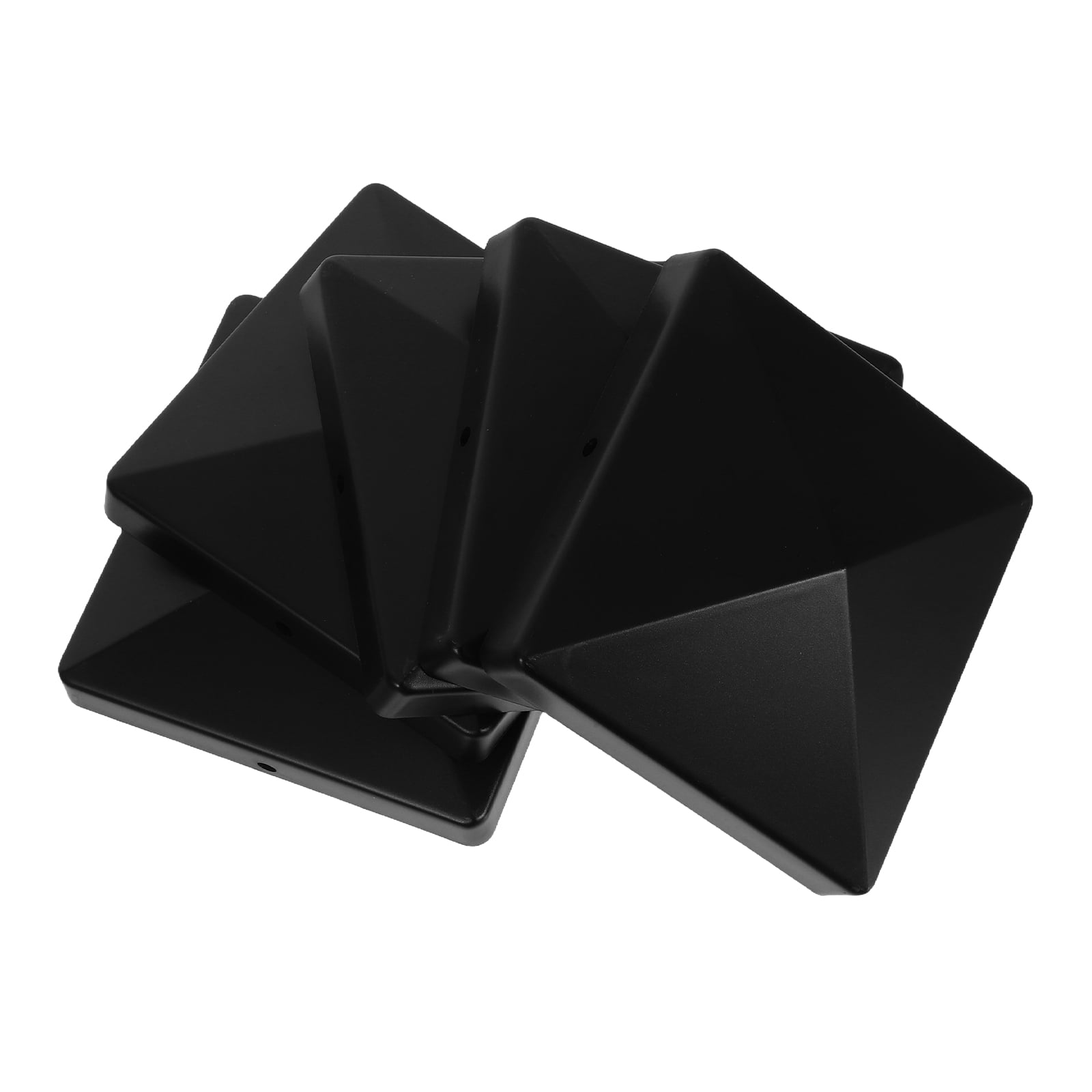 FRCOLOR 5PCS Pyramid Column Covers Plastic Fence Post Caps Post Tops ...