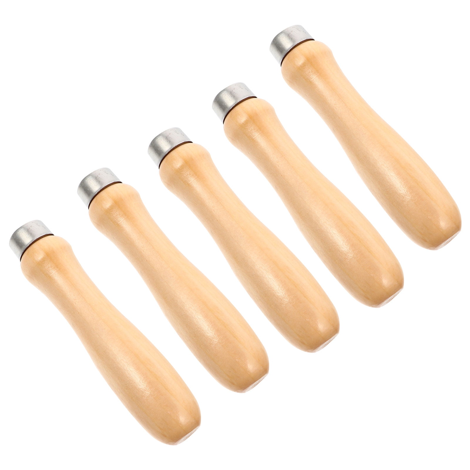 FRCOLOR 5Pcs Ergonomic Wood File Handle For Screw On In Metalworking ...