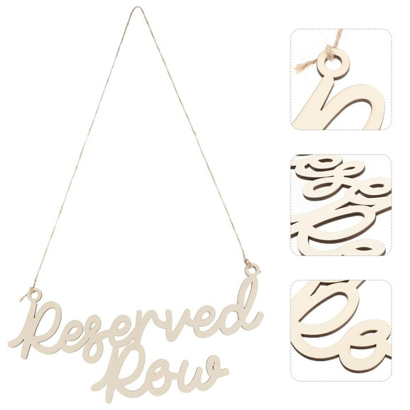 Reserved Signs Chairs