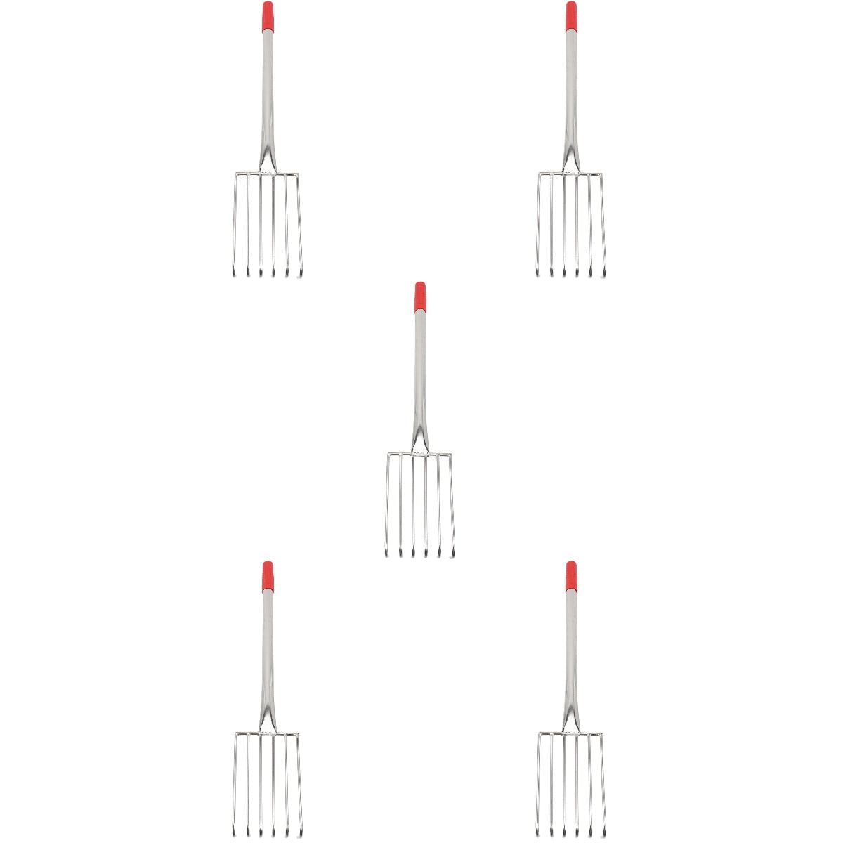 FRCOLOR 5pcs Clam Rake with Rubber Handle Oyster Shell Digging Tool ...