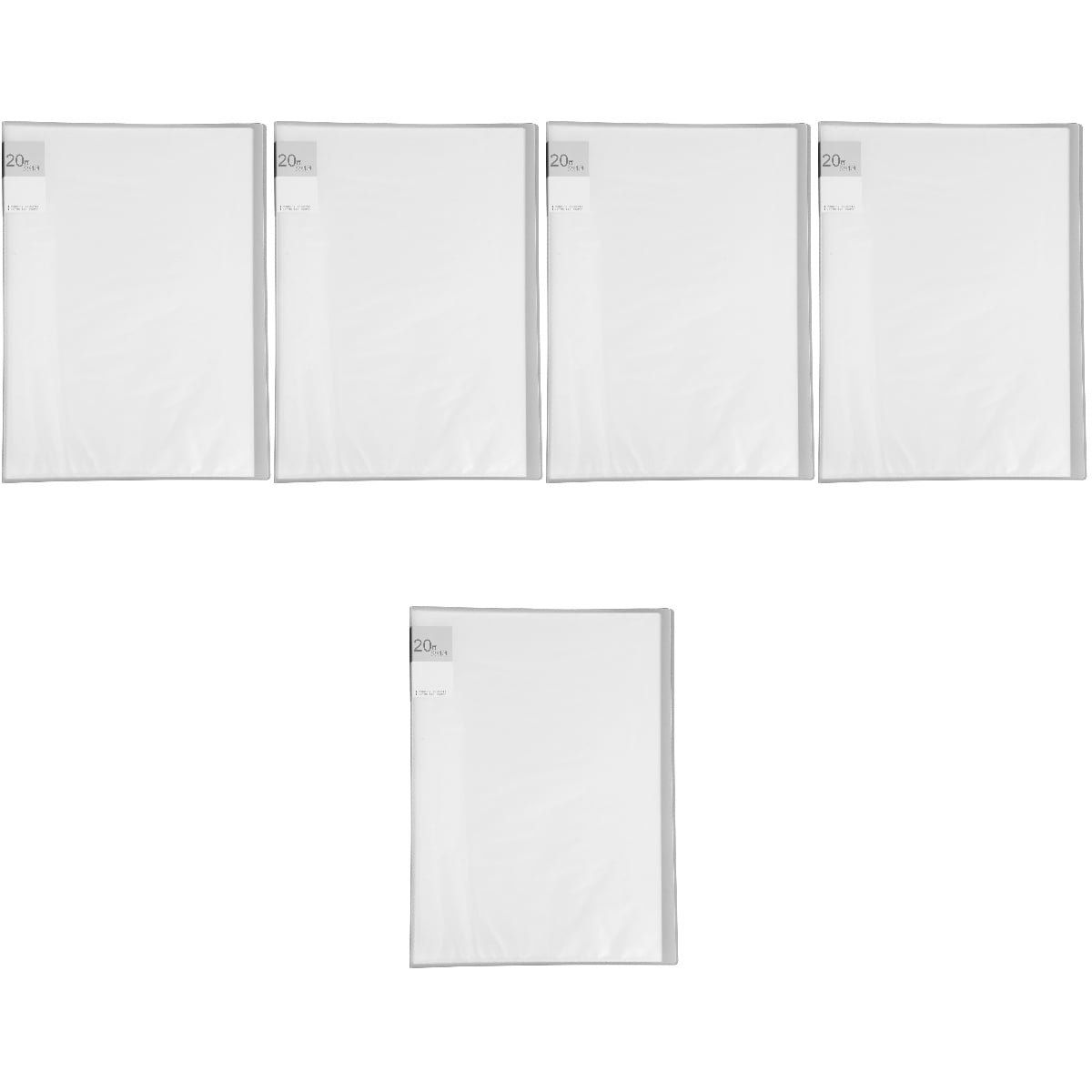 FRCOLOR 5pcs Convenient Display Folder Receipt Organizer File Fold ...